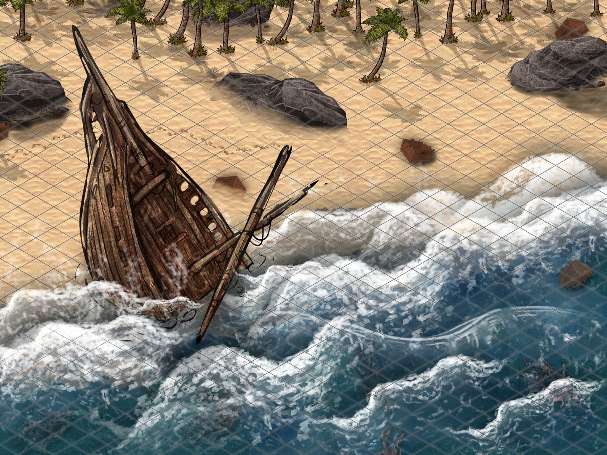 A D R Y F T - Shipwreck Shore 01 | Inkarnate - Create Fantasy Maps Online
