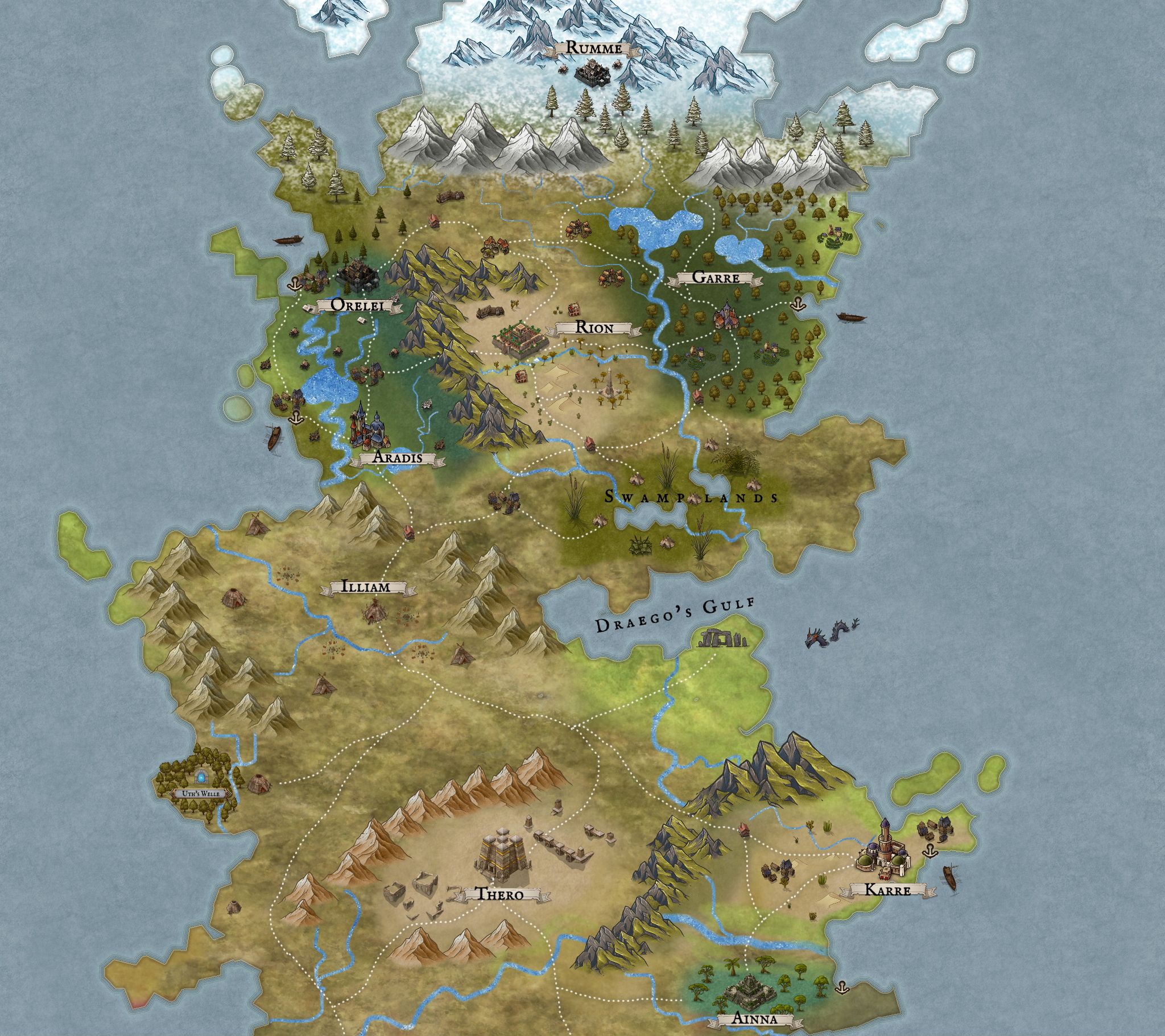 Illysium NW | Inkarnate - Create Fantasy Maps Online