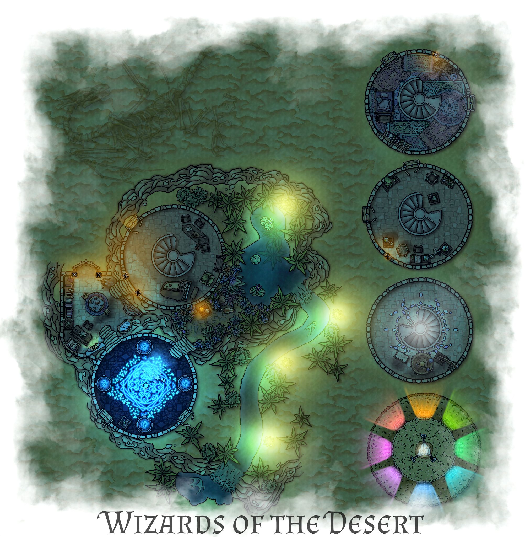 Wizards of the Desert | Inkarnate - Create Fantasy Maps Online