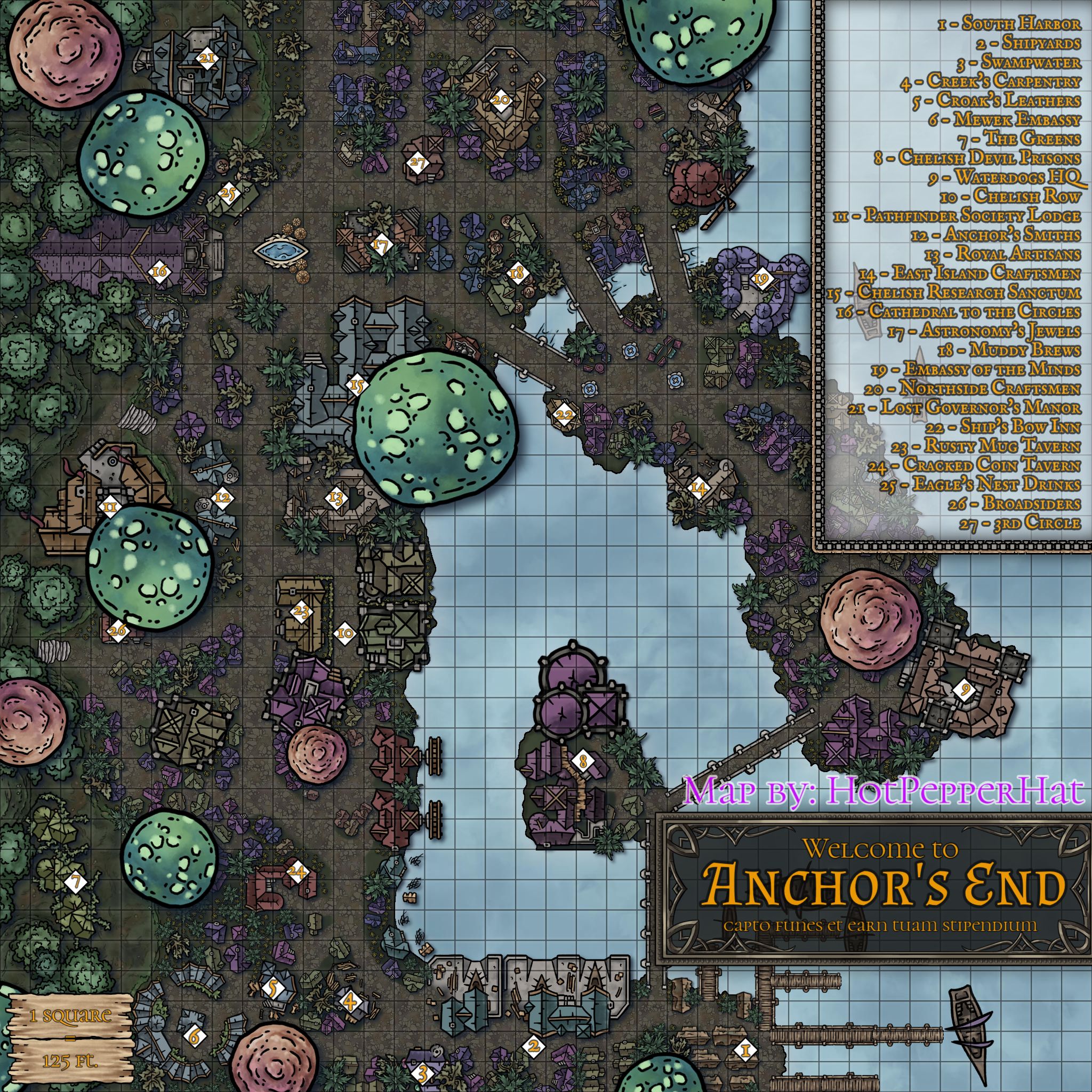 Anchor's End | Inkarnate - Create Fantasy Maps Online