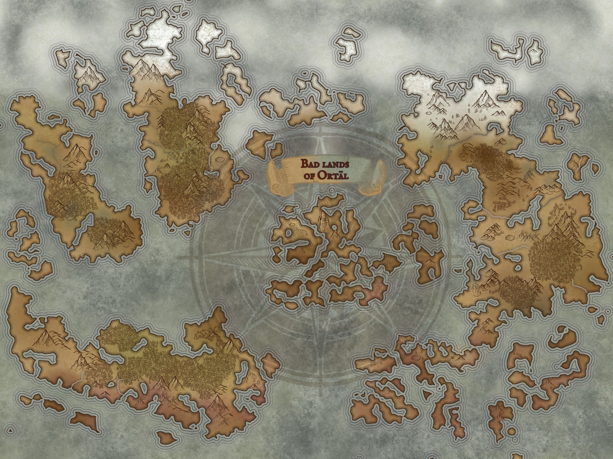 Bad lands | Inkarnate - Create Fantasy Maps Online