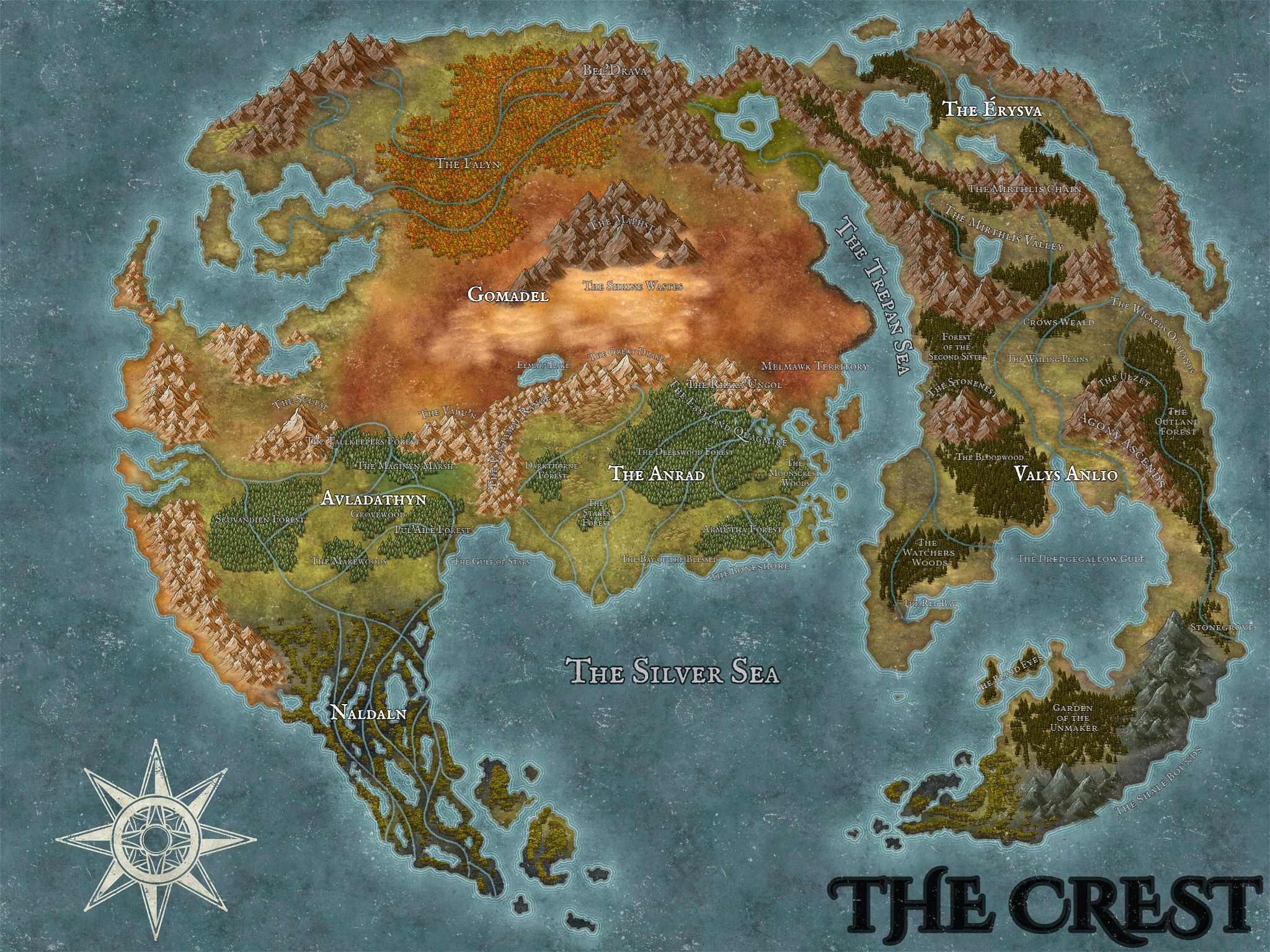 The Crest | Inkarnate - Create Fantasy Maps Online