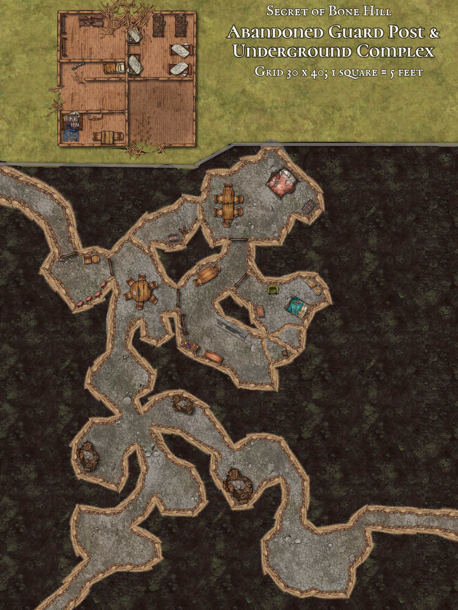 Old Guard Station and Underground Complex | Inkarnate - Create Fantasy ...