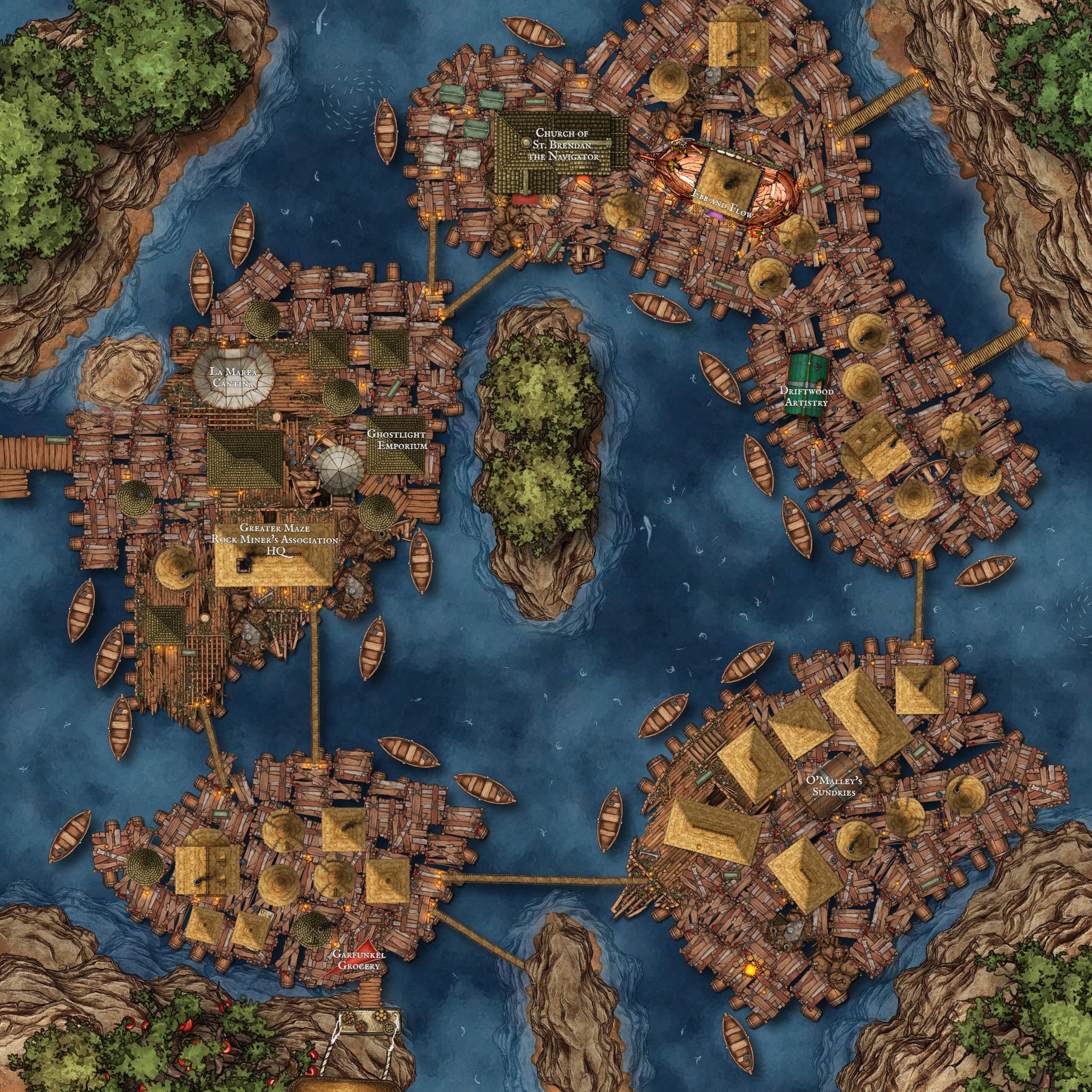 Floaters' Folly (DEADLANDS) | Inkarnate - Create Fantasy Maps Online