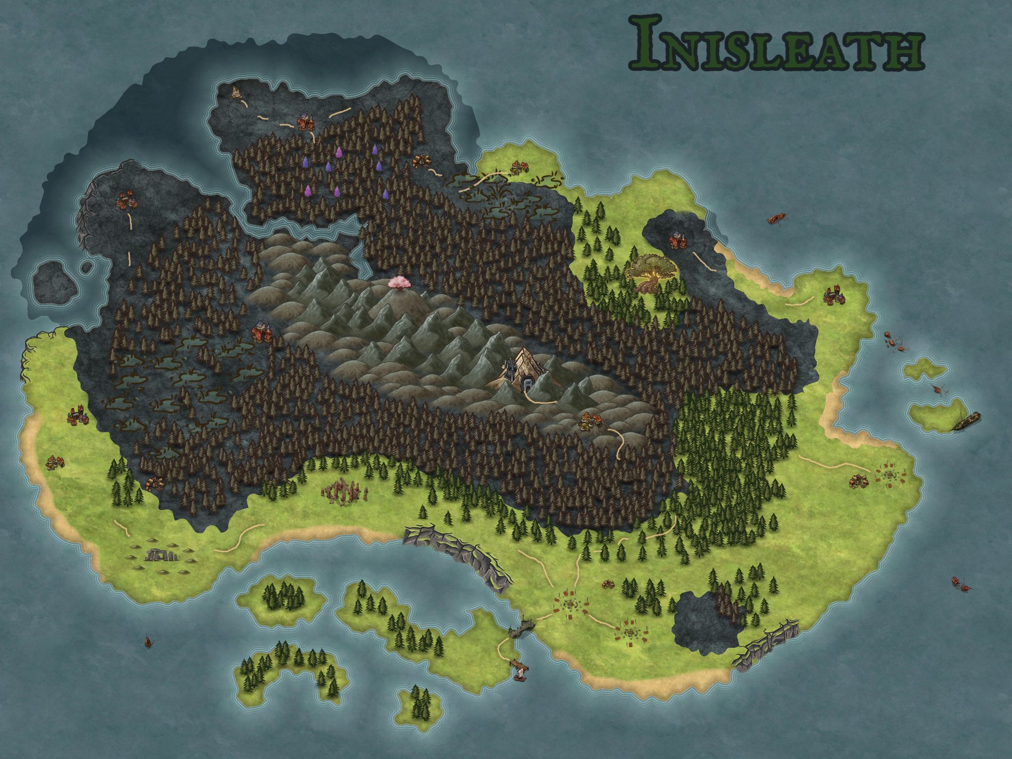 Inisleath | Inkarnate - Create Fantasy Maps Online
