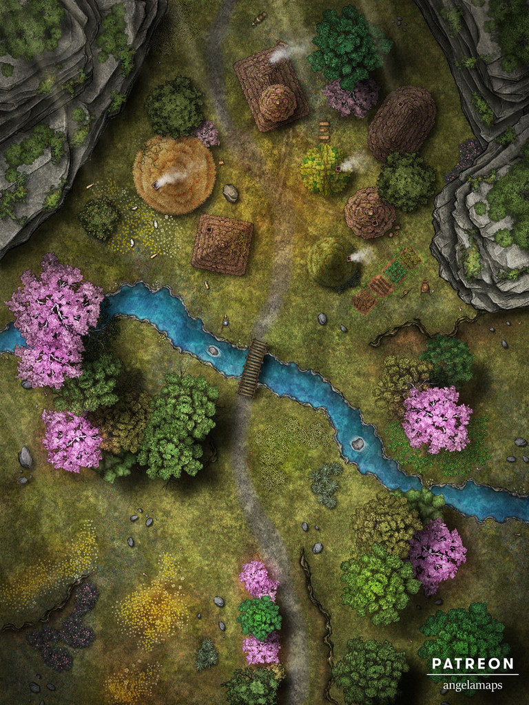 Underdark Waterfall | Inkarnate - Create Fantasy Maps Online