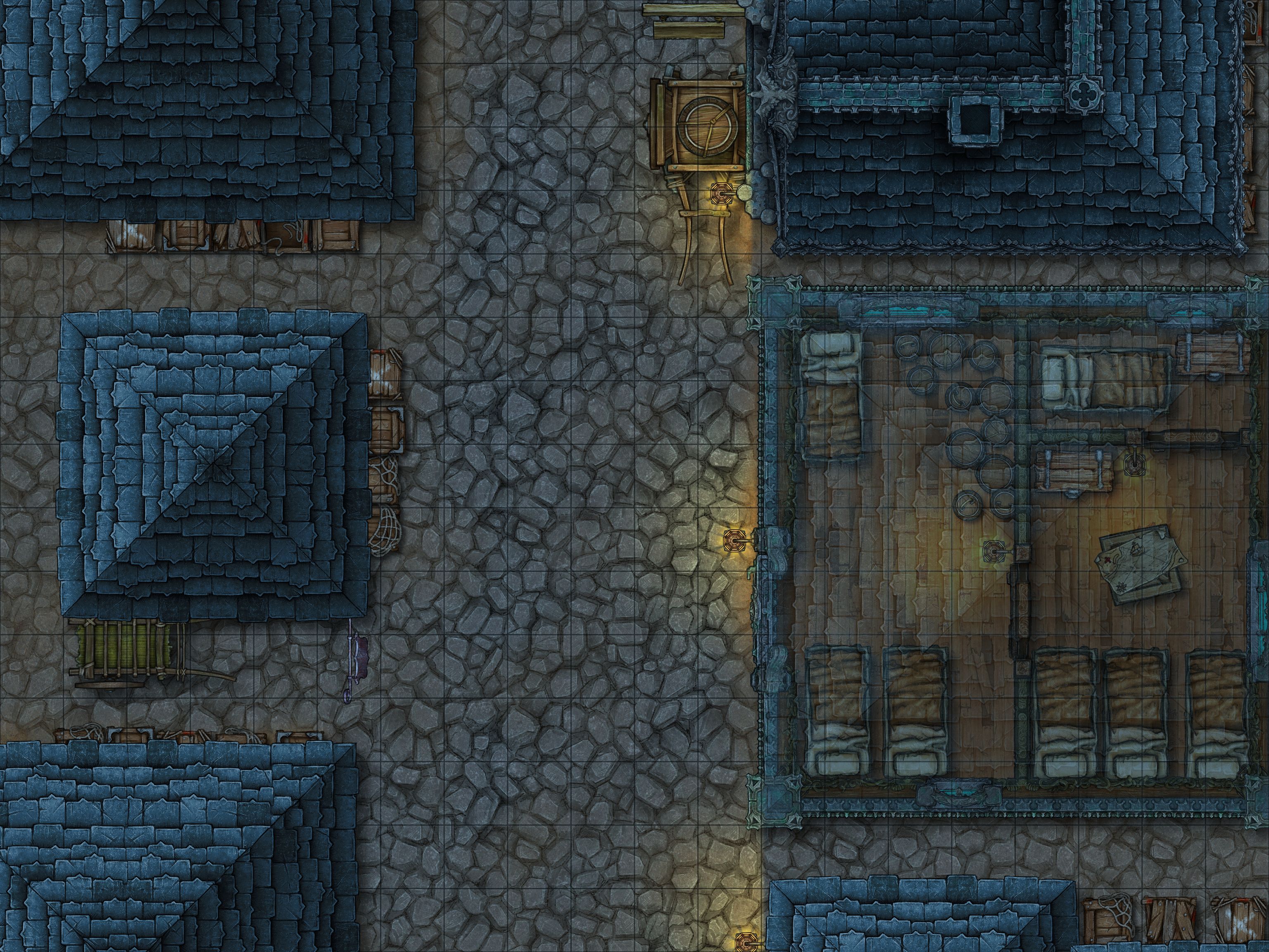Felkirt Streets_gridded | Inkarnate - Create Fantasy Maps Online