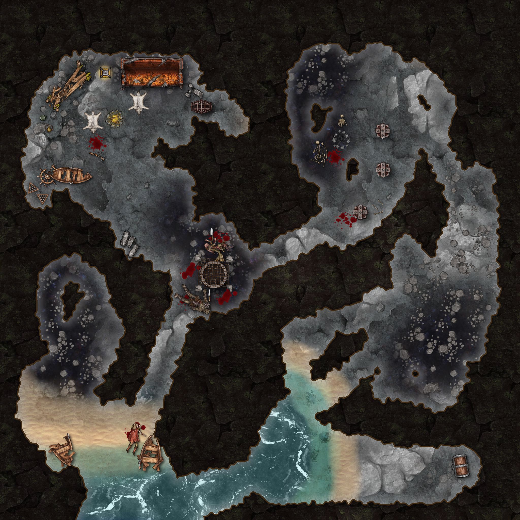 Pirate´s cave | Inkarnate - Create Fantasy Maps Online