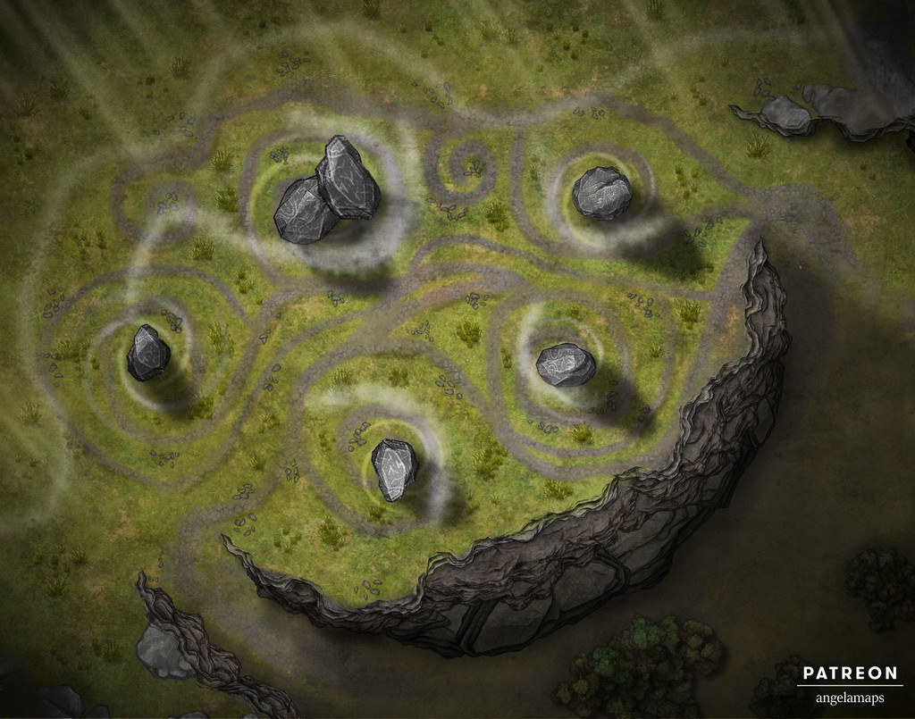 Underdark Waterfall | Inkarnate - Create Fantasy Maps Online
