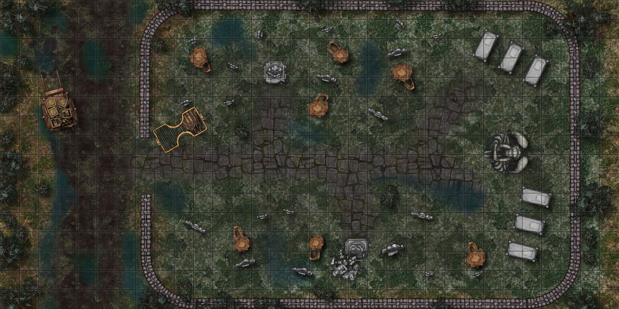 Graveyard Encounter | Inkarnate - Create Fantasy Maps Online