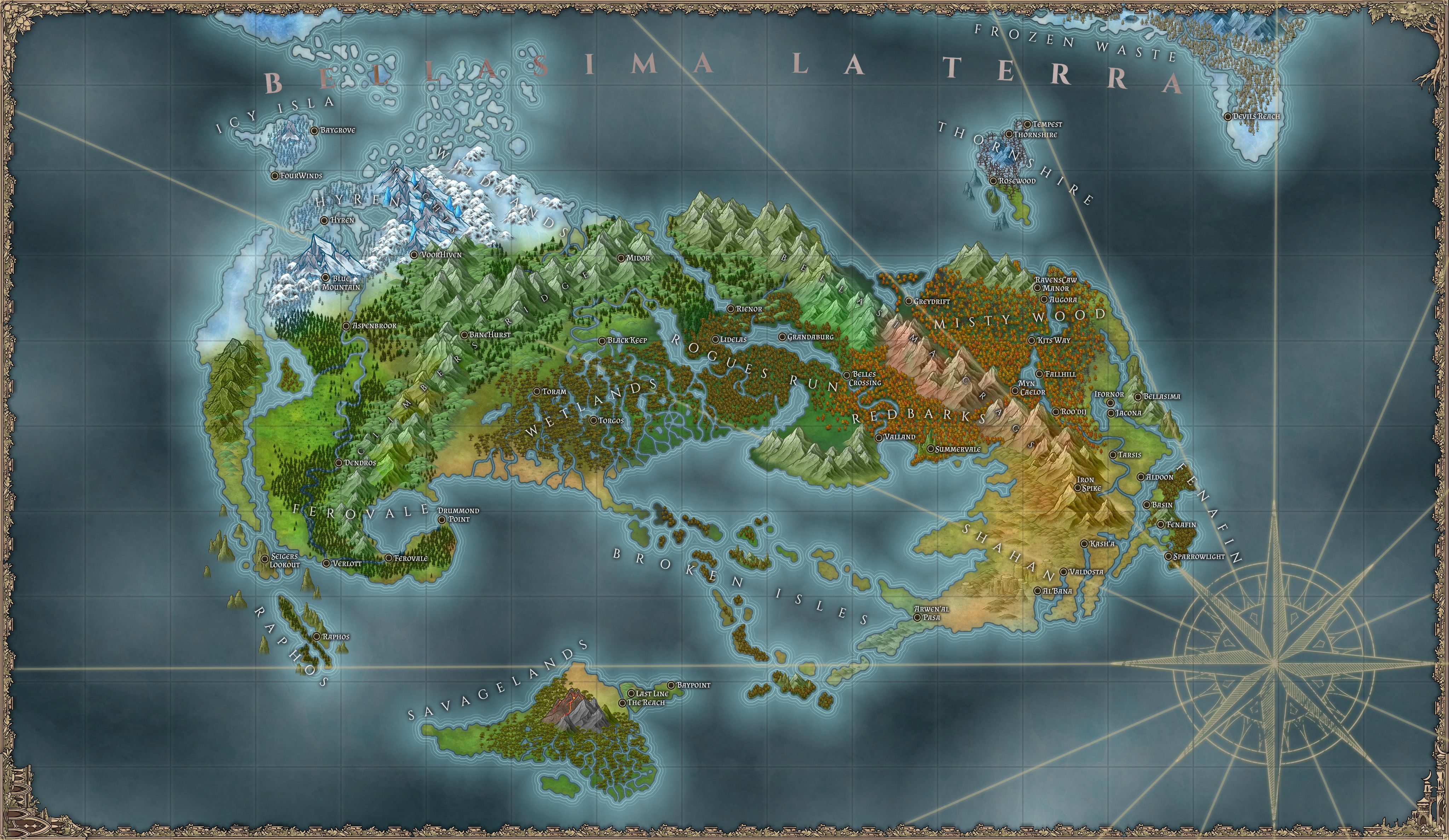 NEW BELLASIMA | Inkarnate - Create Fantasy Maps Online