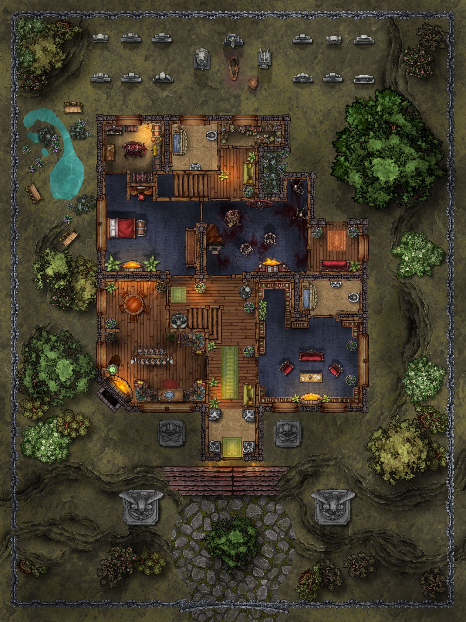 Mayor's Mansion | Inkarnate - Create Fantasy Maps Online