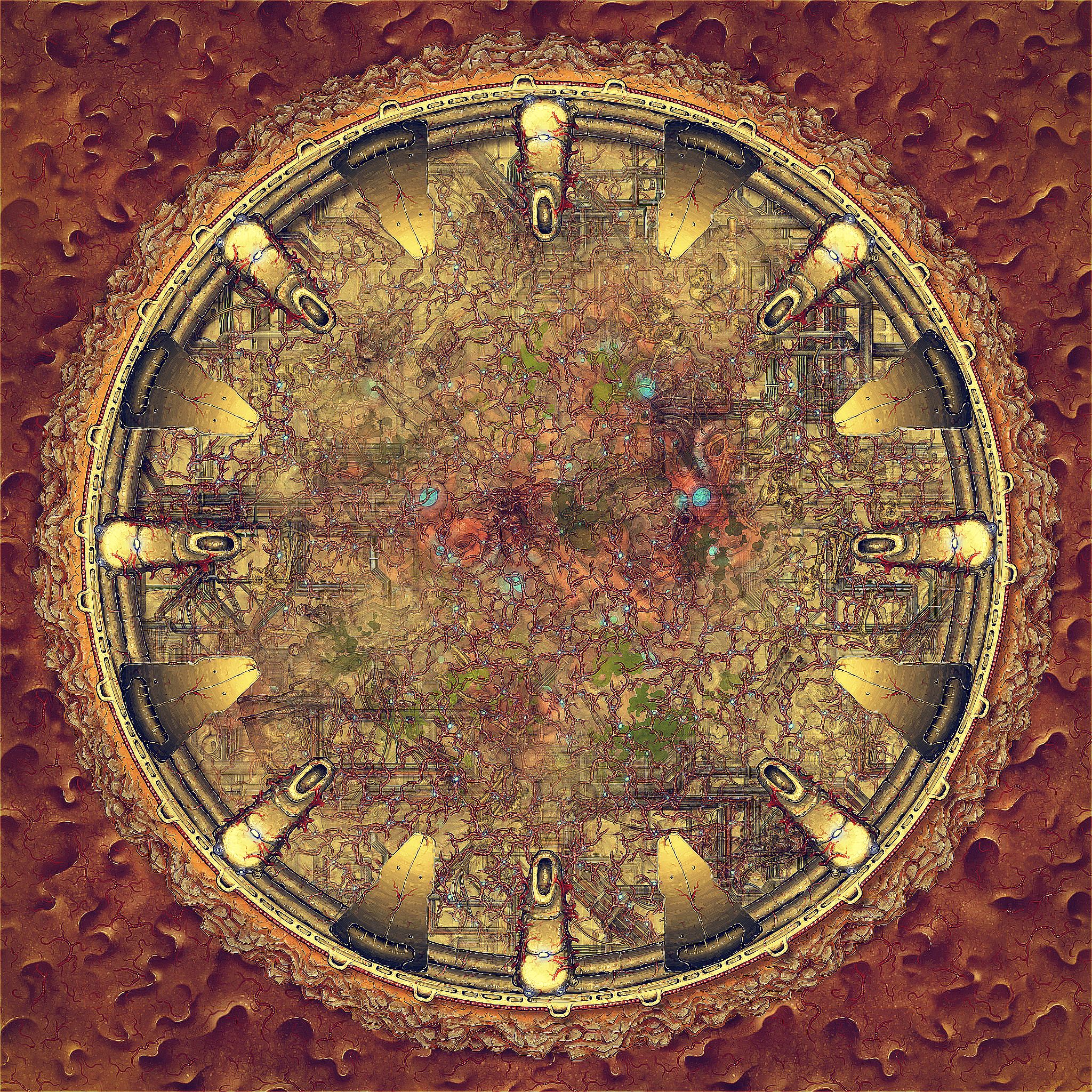 Biomechanoid Abomination Pit | Inkarnate - Create Fantasy Maps Online