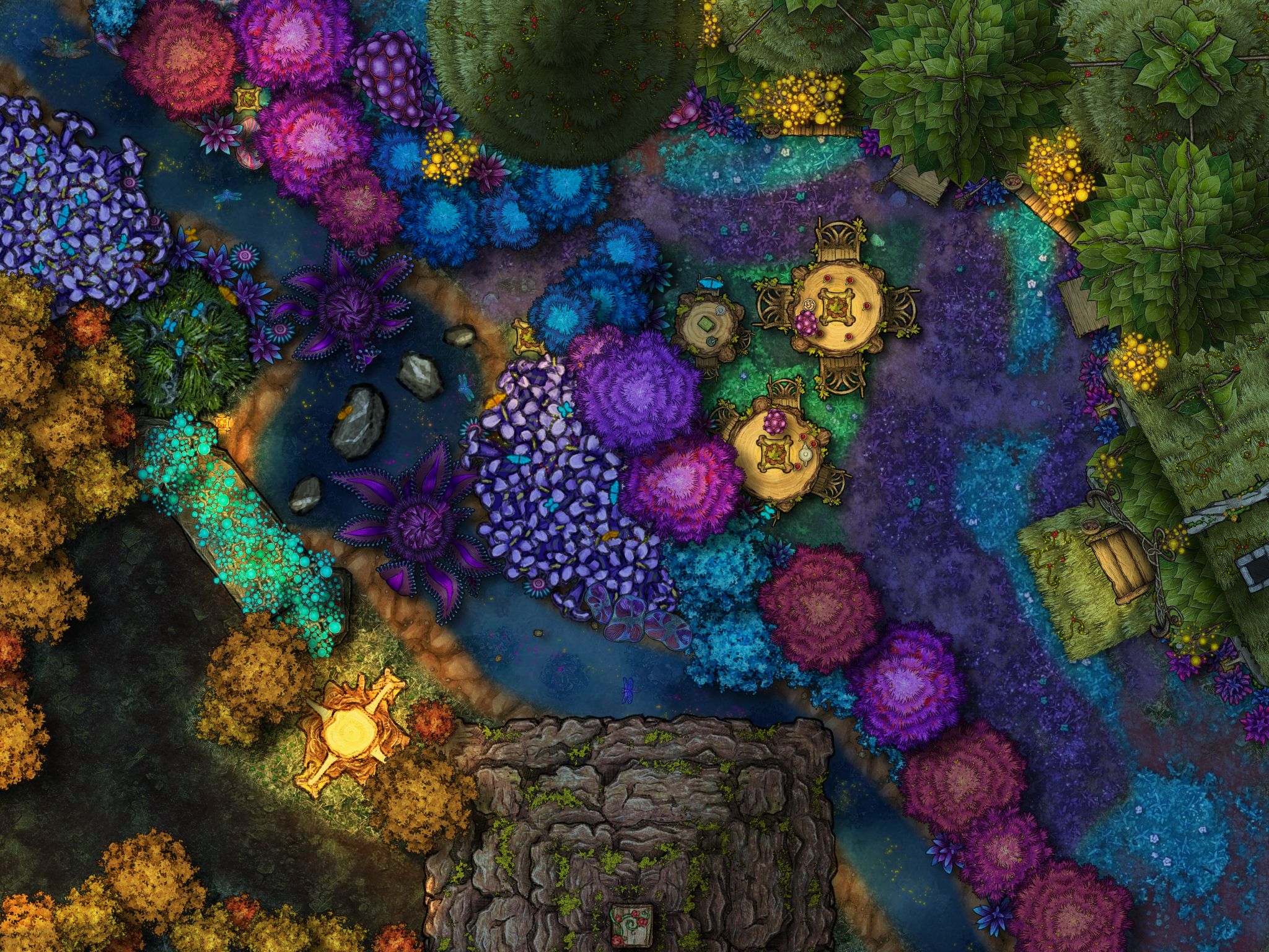 Fey Village entrance | Inkarnate - Create Fantasy Maps Online