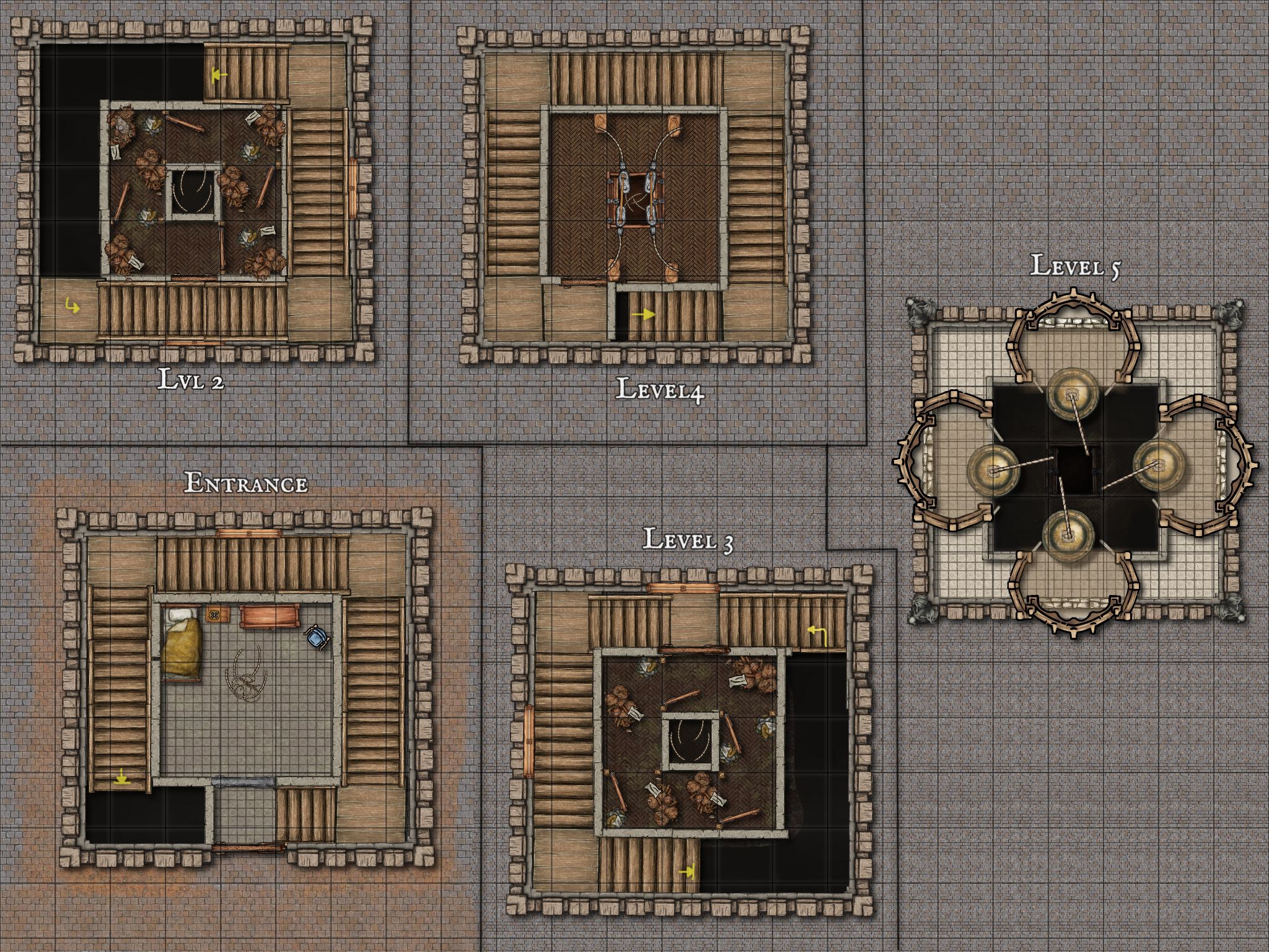 Bell Tower - The Speaker in Dreams | Inkarnate - Create Fantasy Maps Online