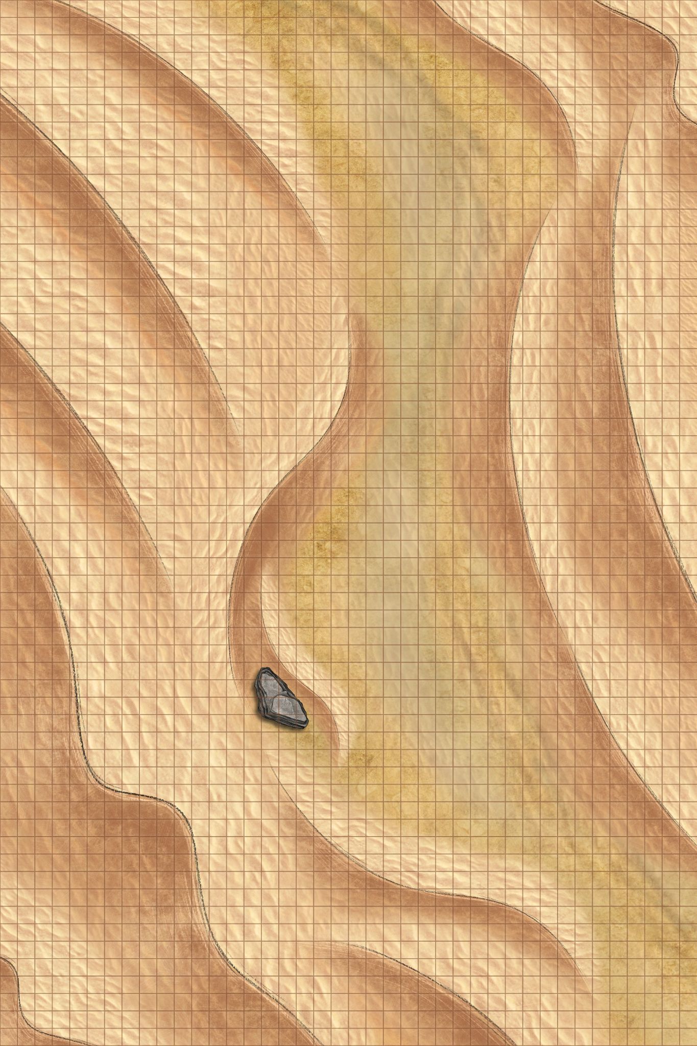 Road through the Dunes (Grid version) | Inkarnate - Create Fantasy Maps ...