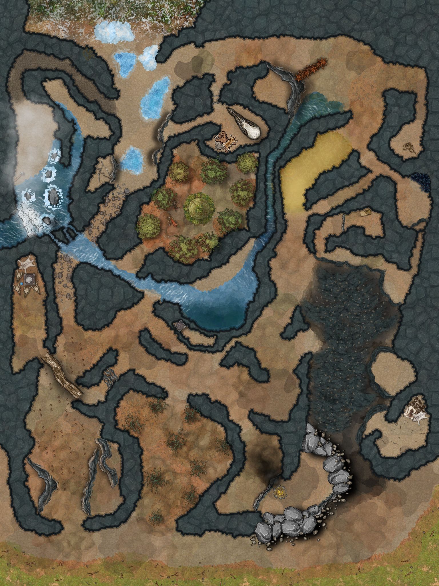 Calamity Caves | Inkarnate - Create Fantasy Maps Online