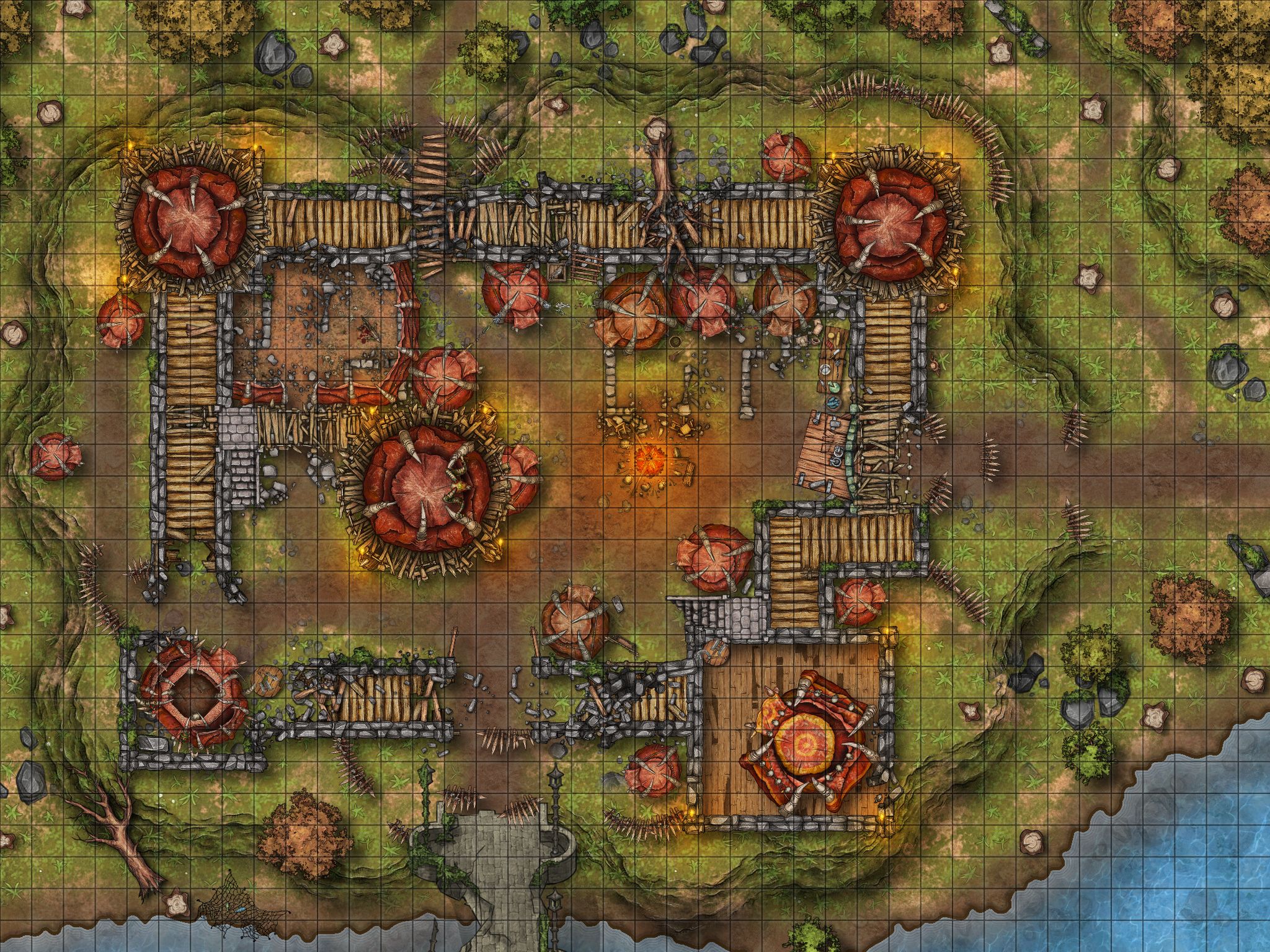 Goblin Fort | Inkarnate - Create Fantasy Maps Online