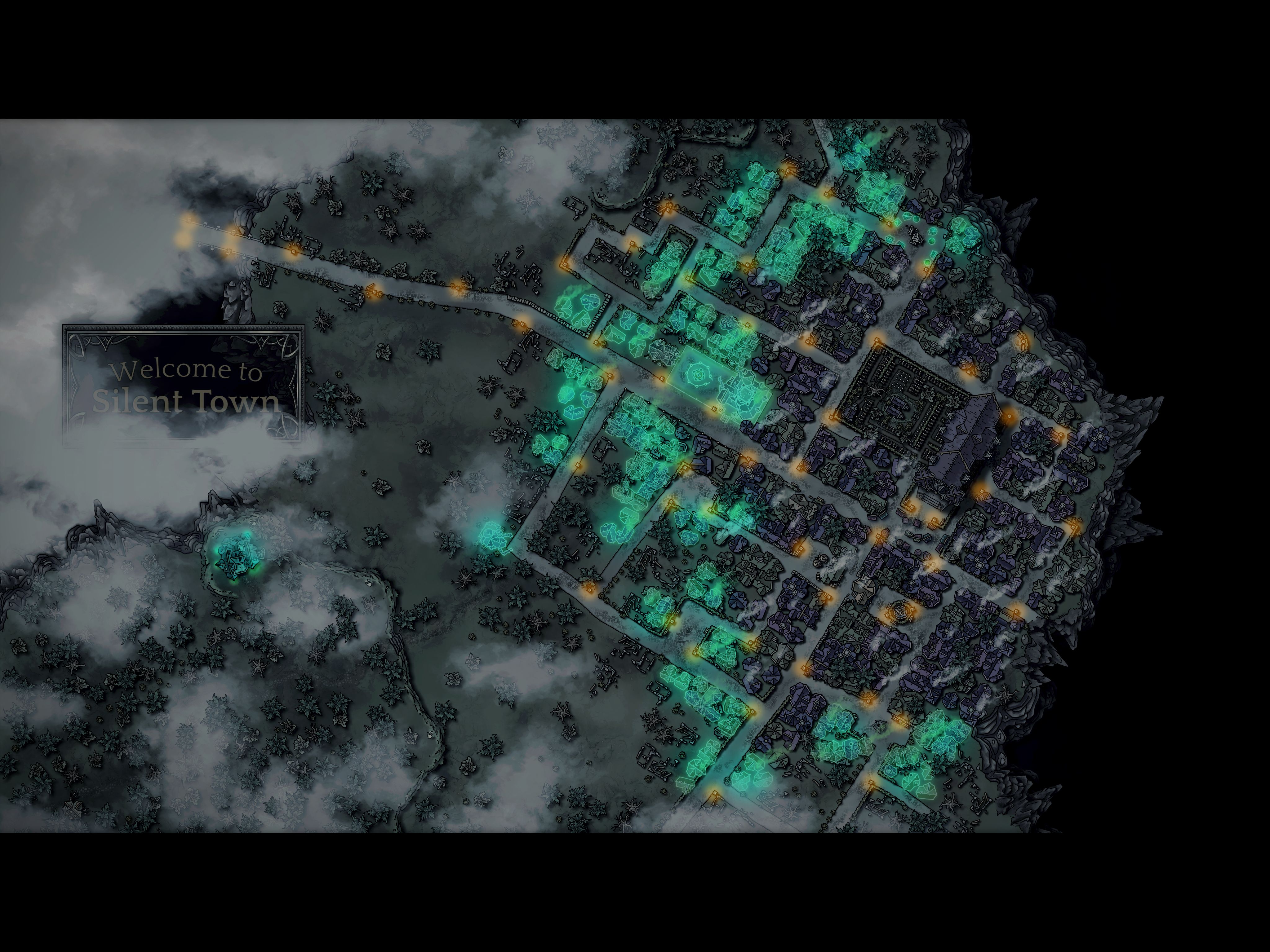 Welcome to Silent Town | Inkarnate - Create Fantasy Maps Online