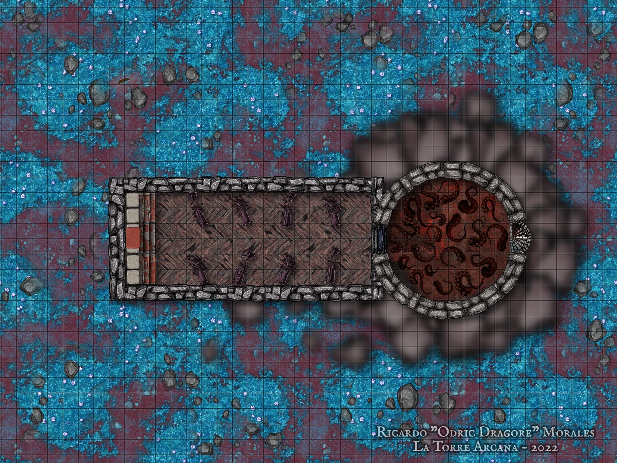 Cientia Tower - Level 4 (DsV) | Inkarnate - Create Fantasy Maps Online