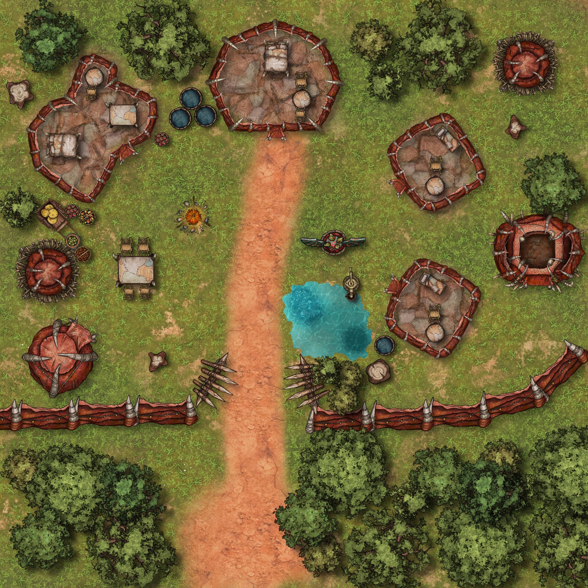 Orc village | Inkarnate - Create Fantasy Maps Online