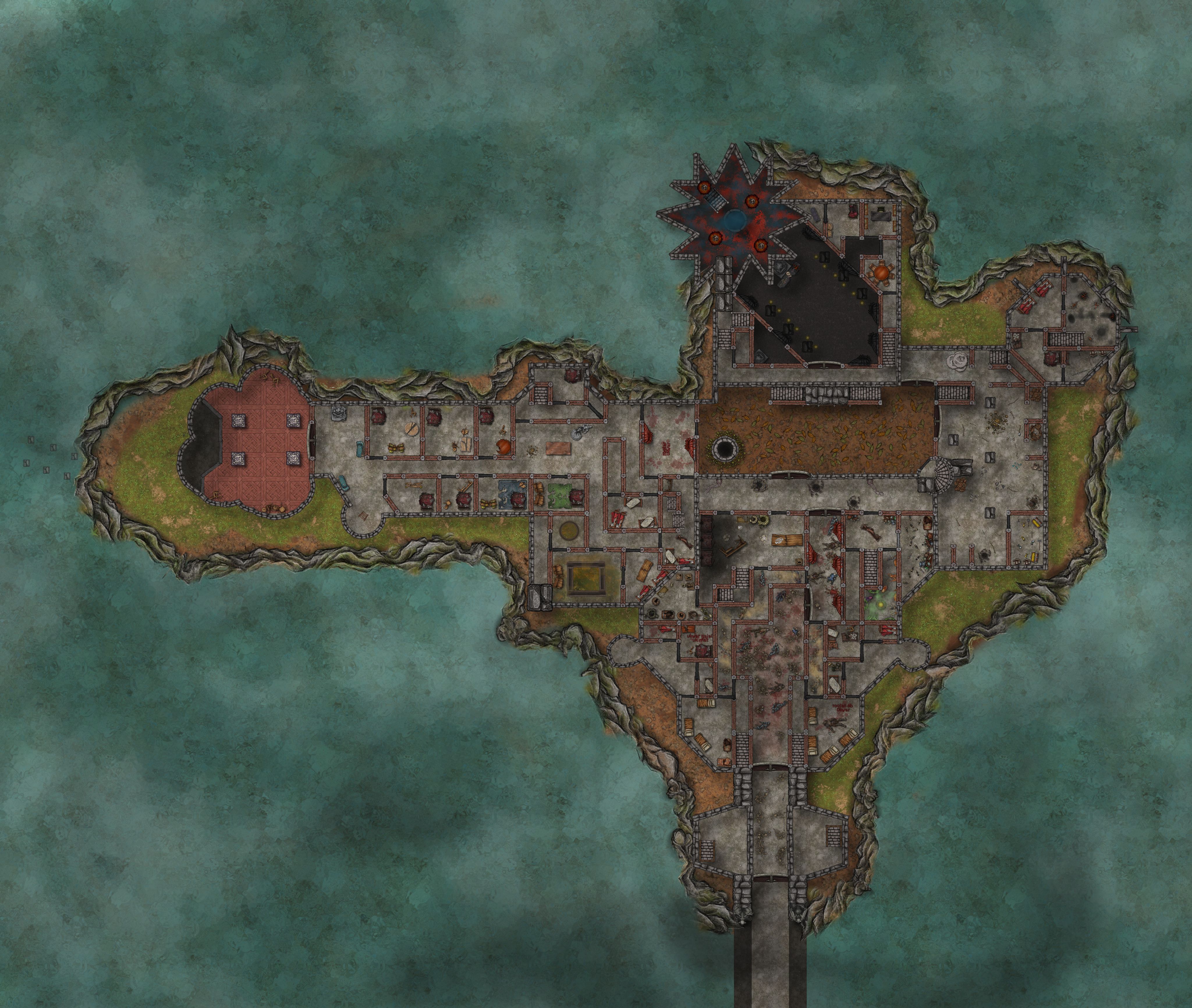 Castle Skarwall First Floor | Inkarnate - Create Fantasy Maps Online