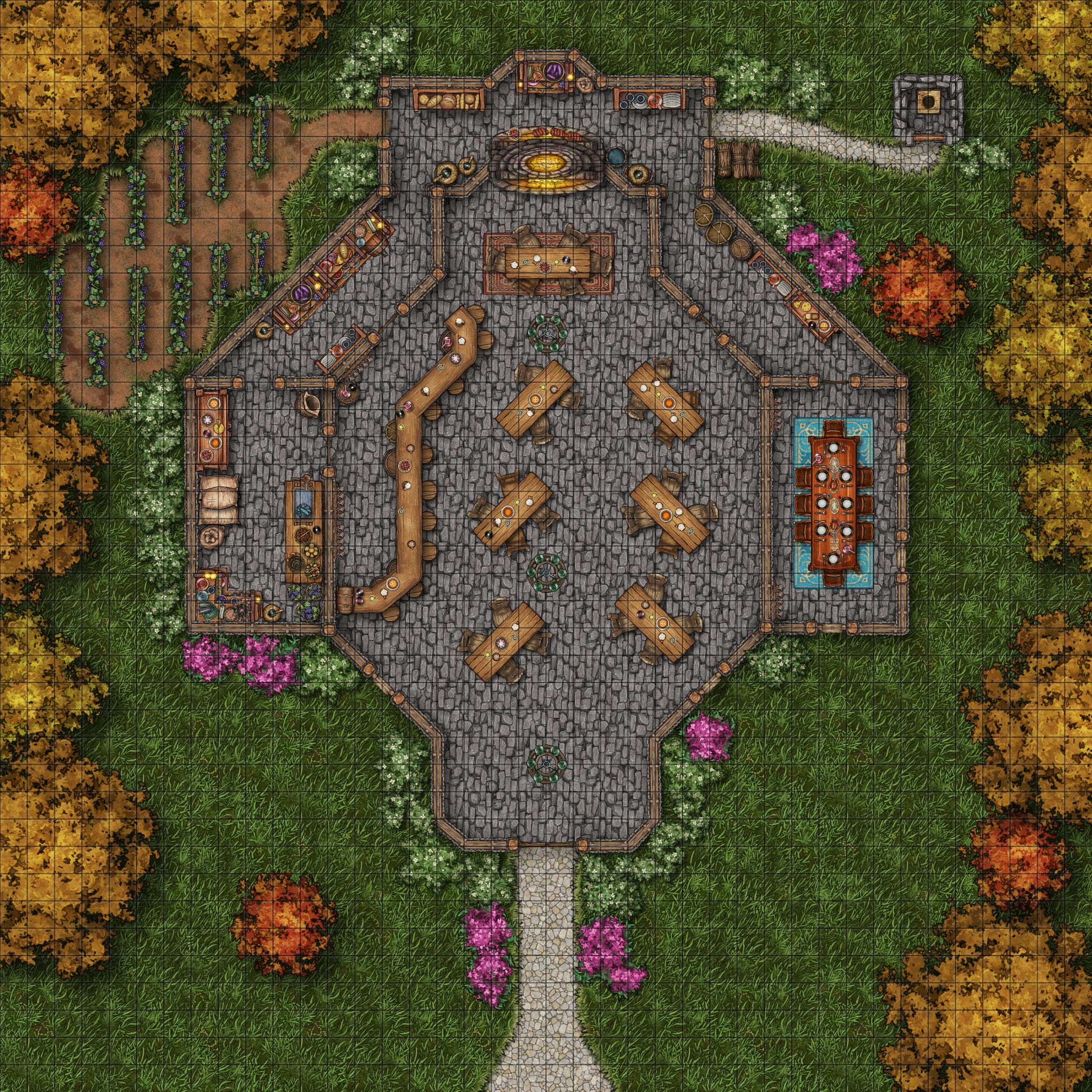 Fishbowl Tavern - Vogler | Inkarnate - Create Fantasy Maps Online