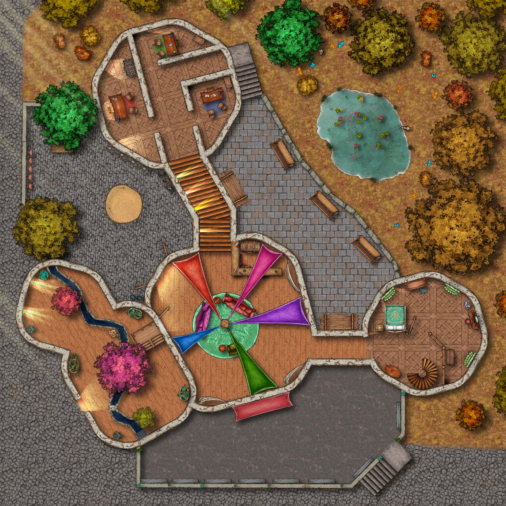 Elven Guildhall | Inkarnate - Create Fantasy Maps Online