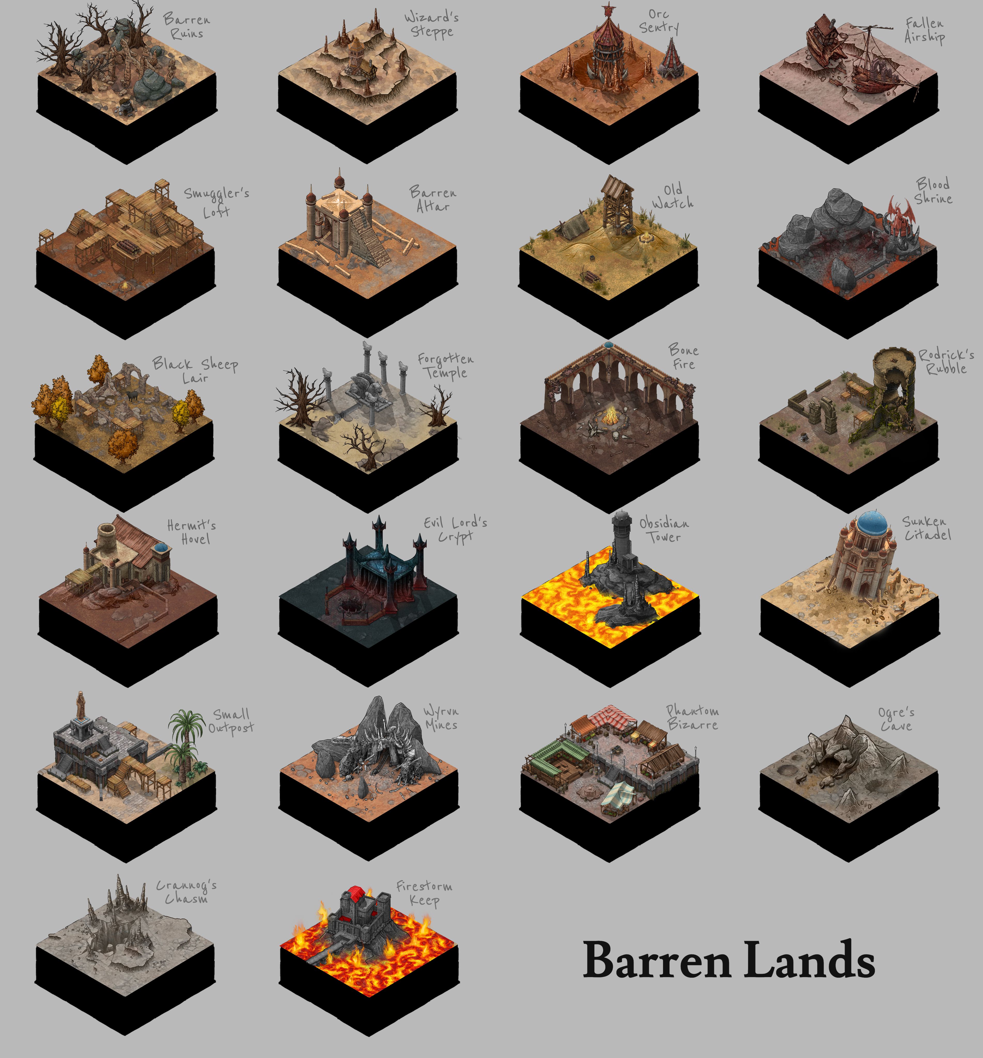Barren Lands | Inkarnate - Create Fantasy Maps Online