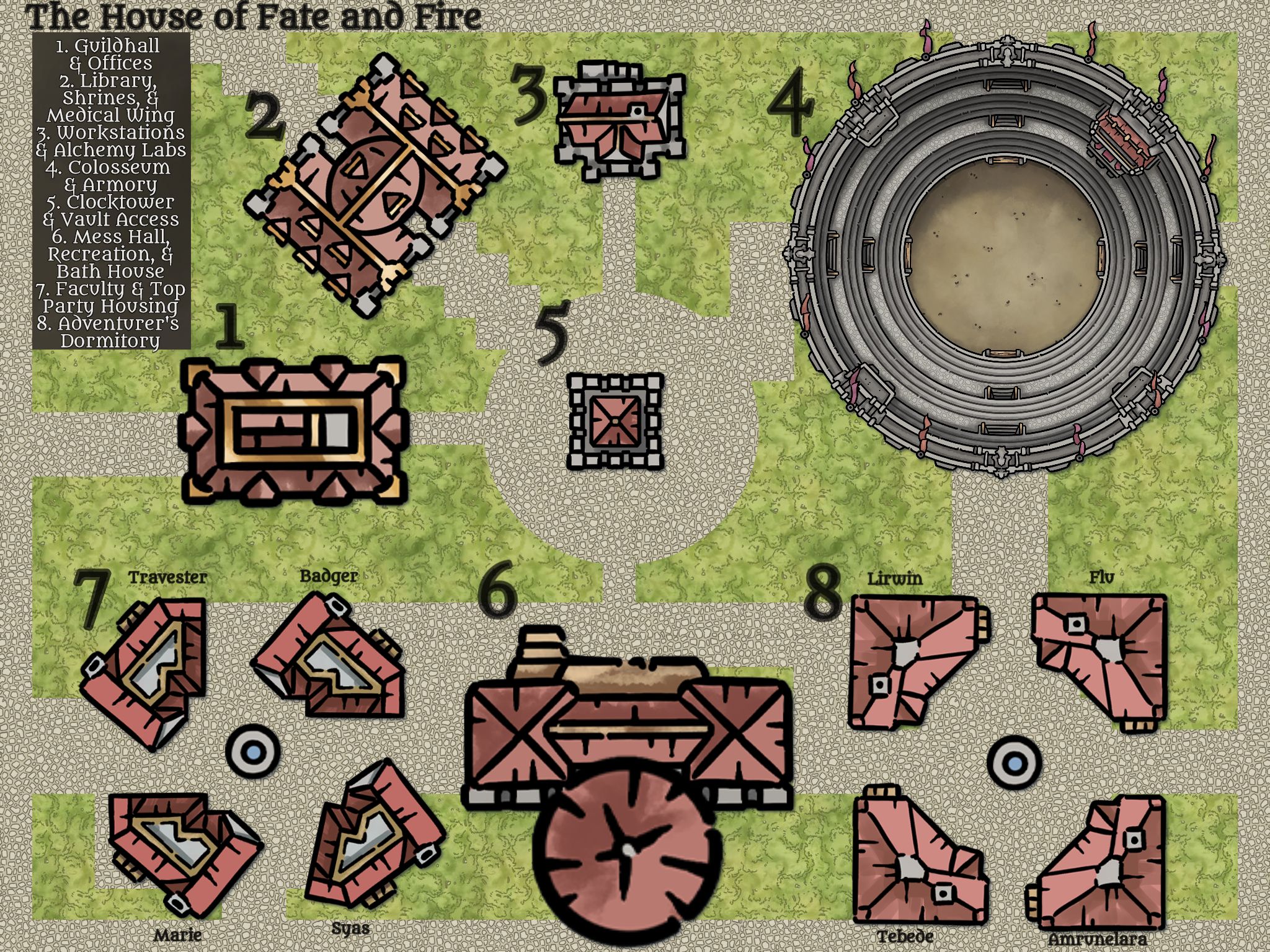 The House of Fate and Fire | Inkarnate - Create Fantasy Maps Online