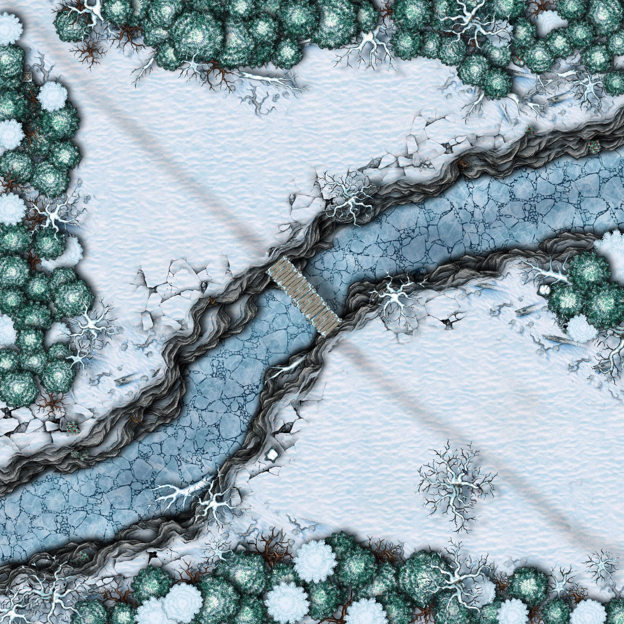 Very large winter & snow battlemap | Inkarnate - Create Fantasy Maps Online