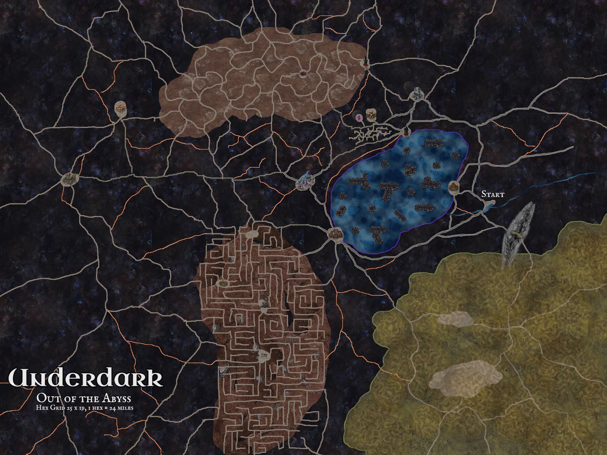 Underdark Map By Repsesper On Deviantart Fantasy City