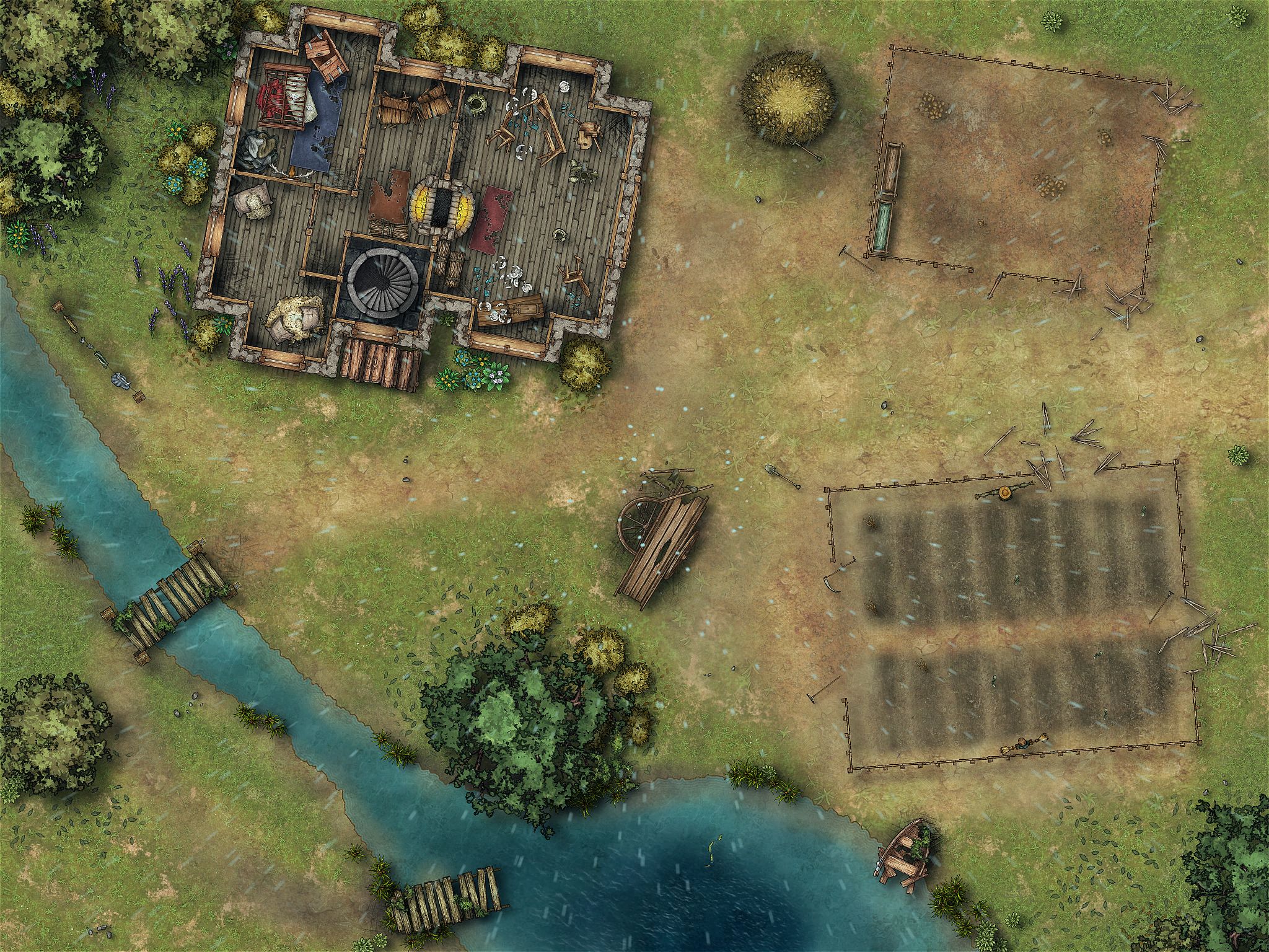 The strange farm | Inkarnate - Create Fantasy Maps Online