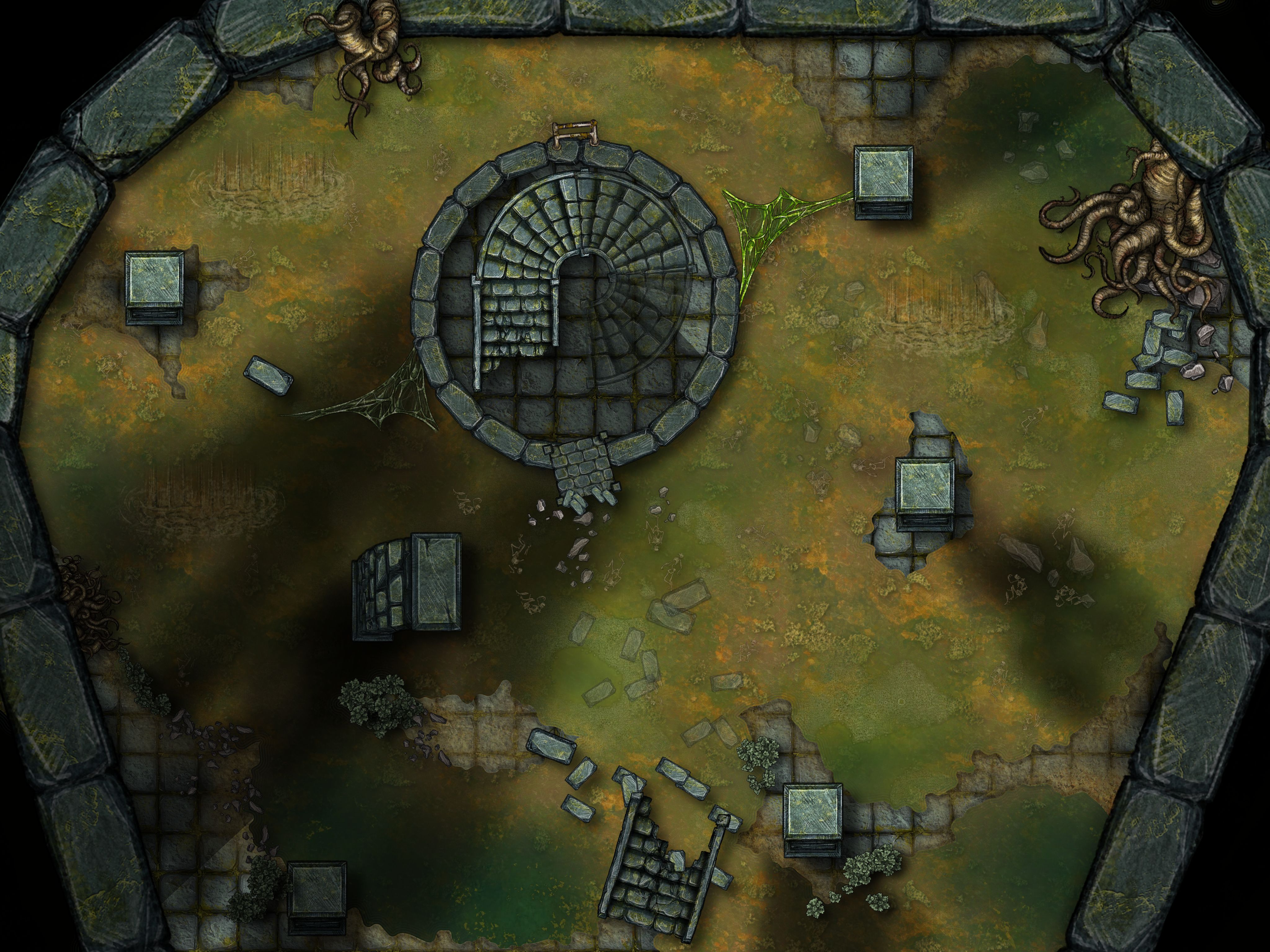 Baytowne Sewers - Main Cistern | Inkarnate - Create Fantasy Maps Online