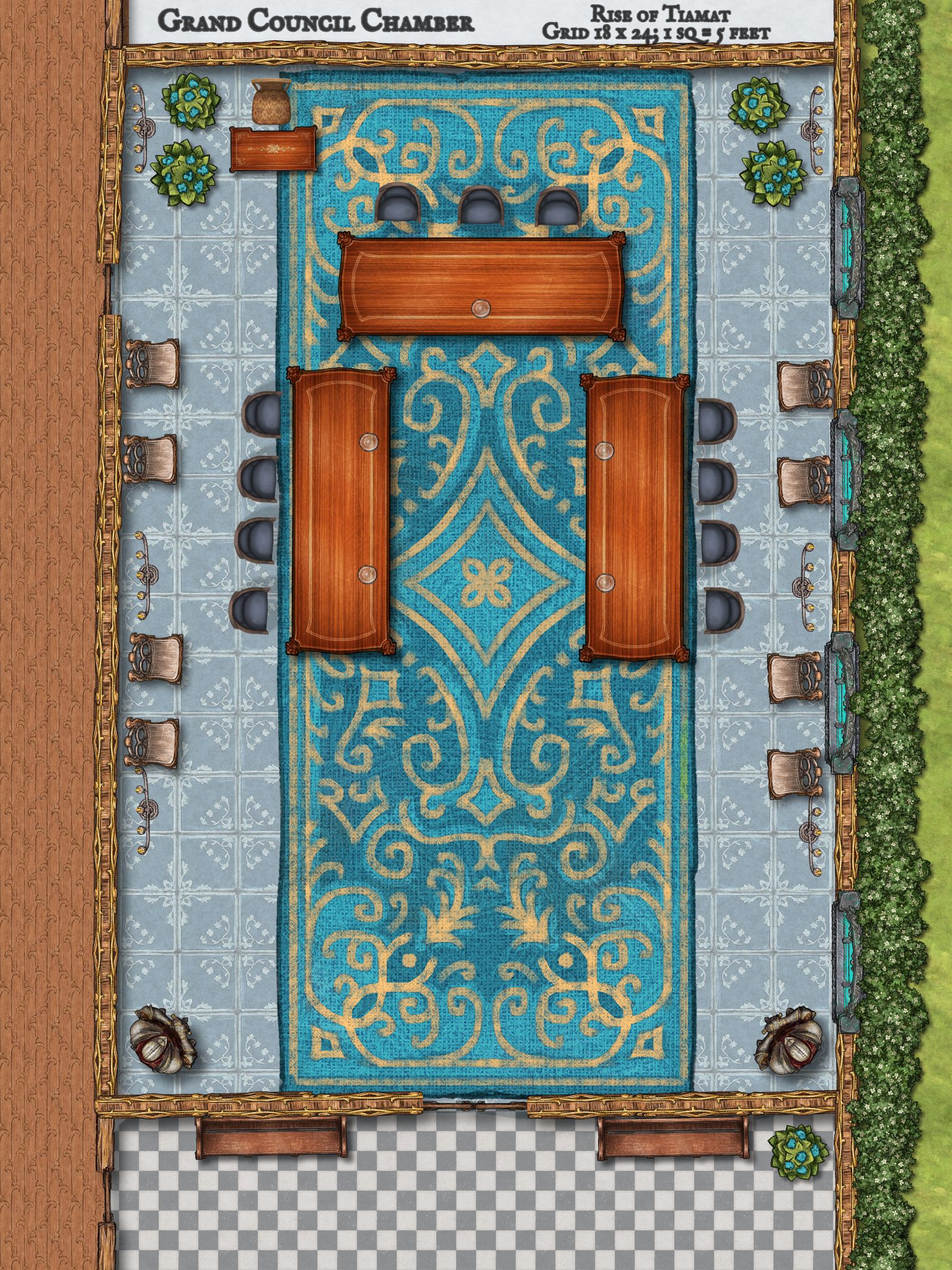 Grand Council Chamber | Inkarnate - Create Fantasy Maps Online