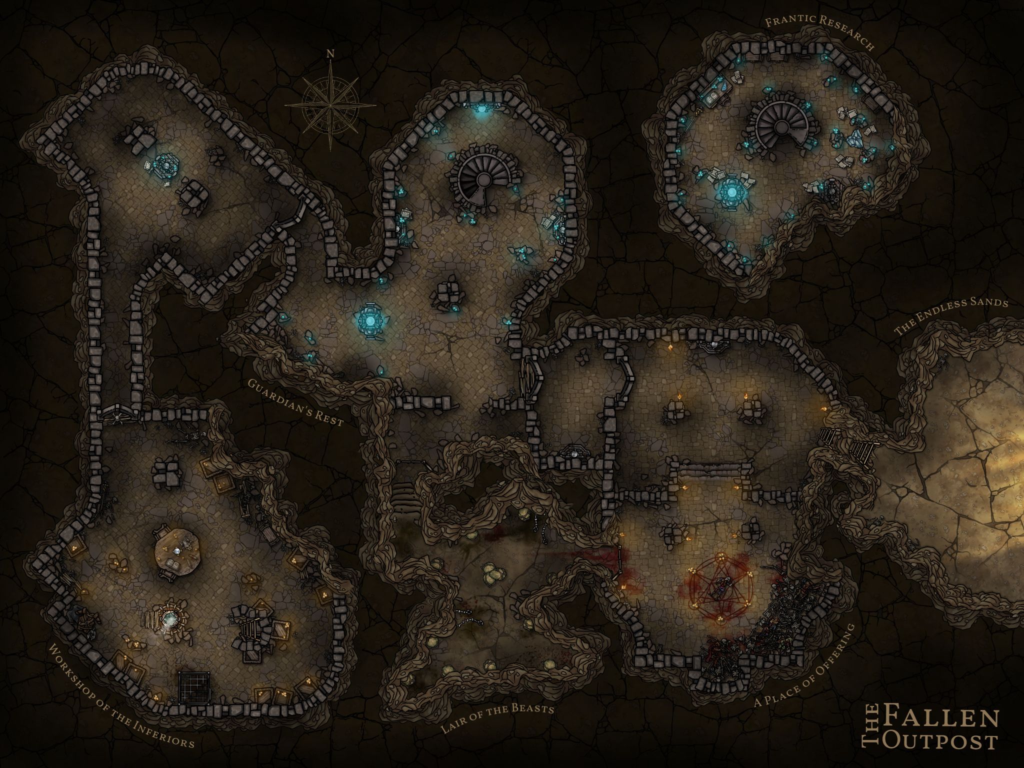 Fallen Tower | Inkarnate - Create Fantasy Maps Online