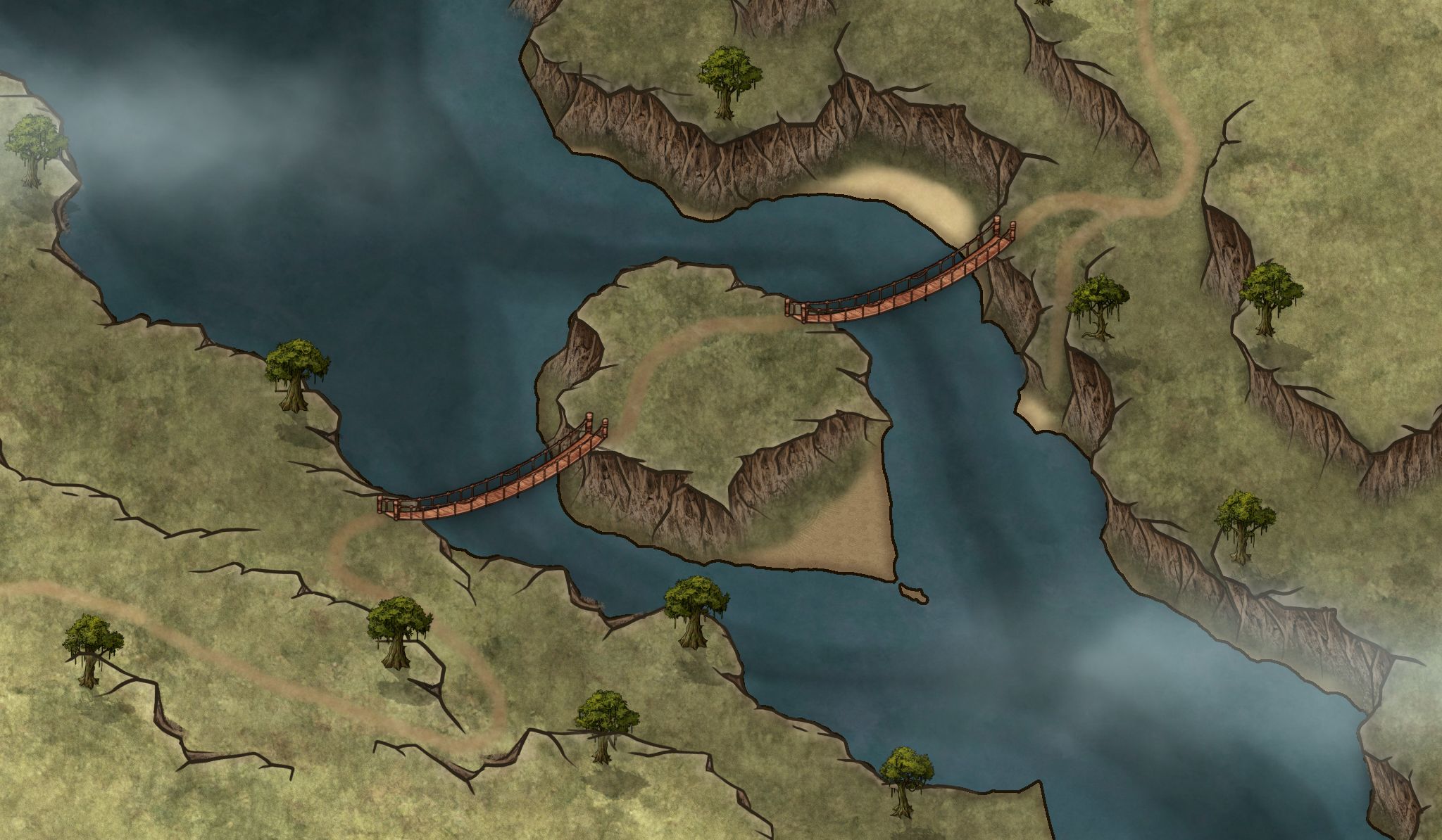 Twin Bridges | Inkarnate - Create Fantasy Maps Online