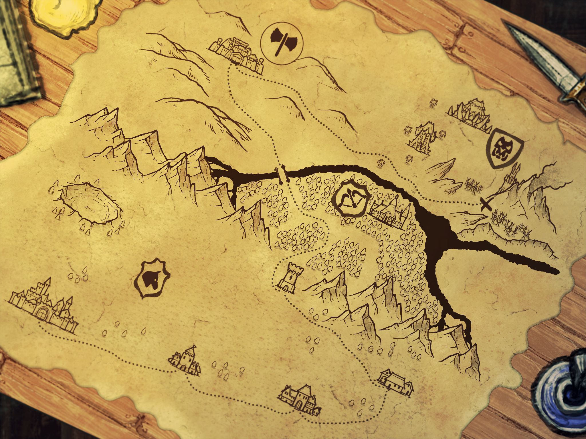 Maptober - #5 Road Map | Inkarnate - Create Fantasy Maps Online