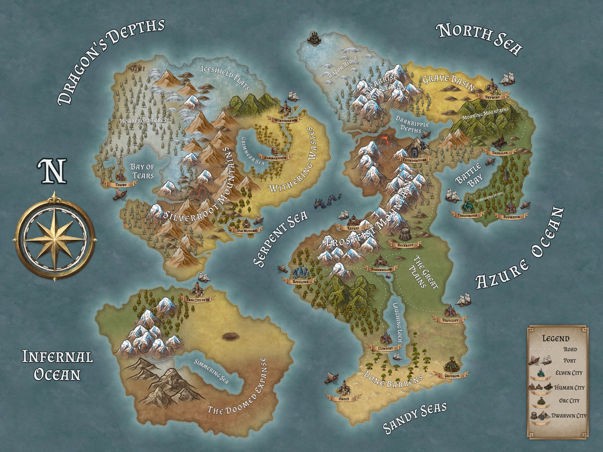Kids world | Inkarnate - Create Fantasy Maps Online