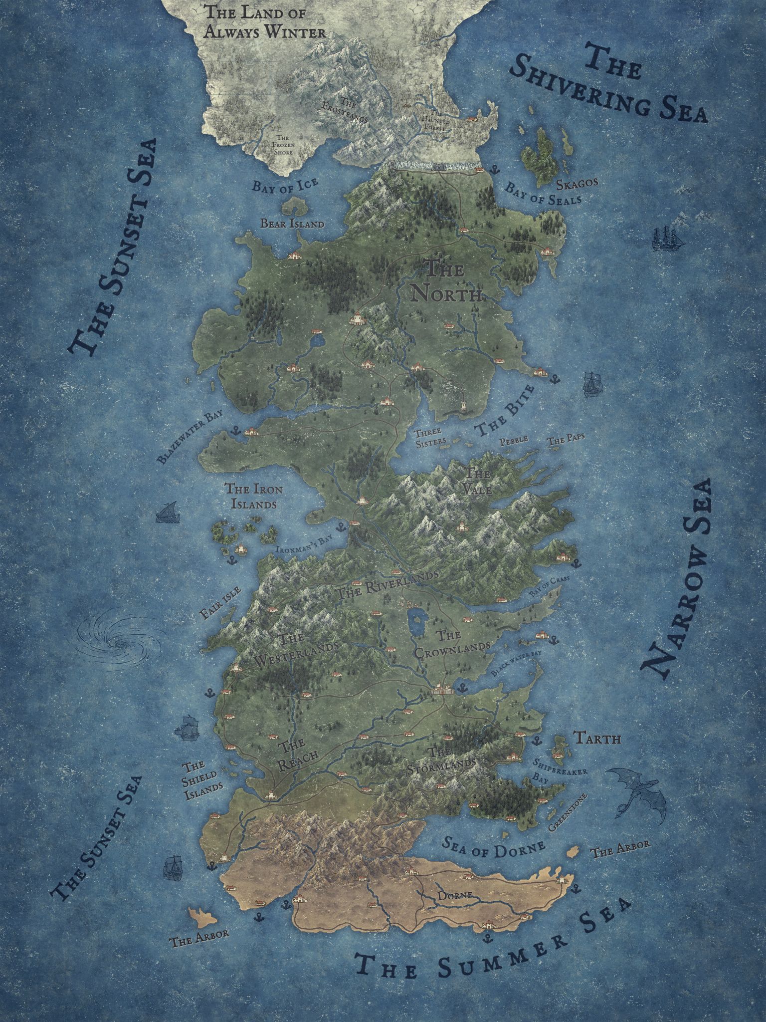 Westeros | Inkarnate - Create Fantasy Maps Online