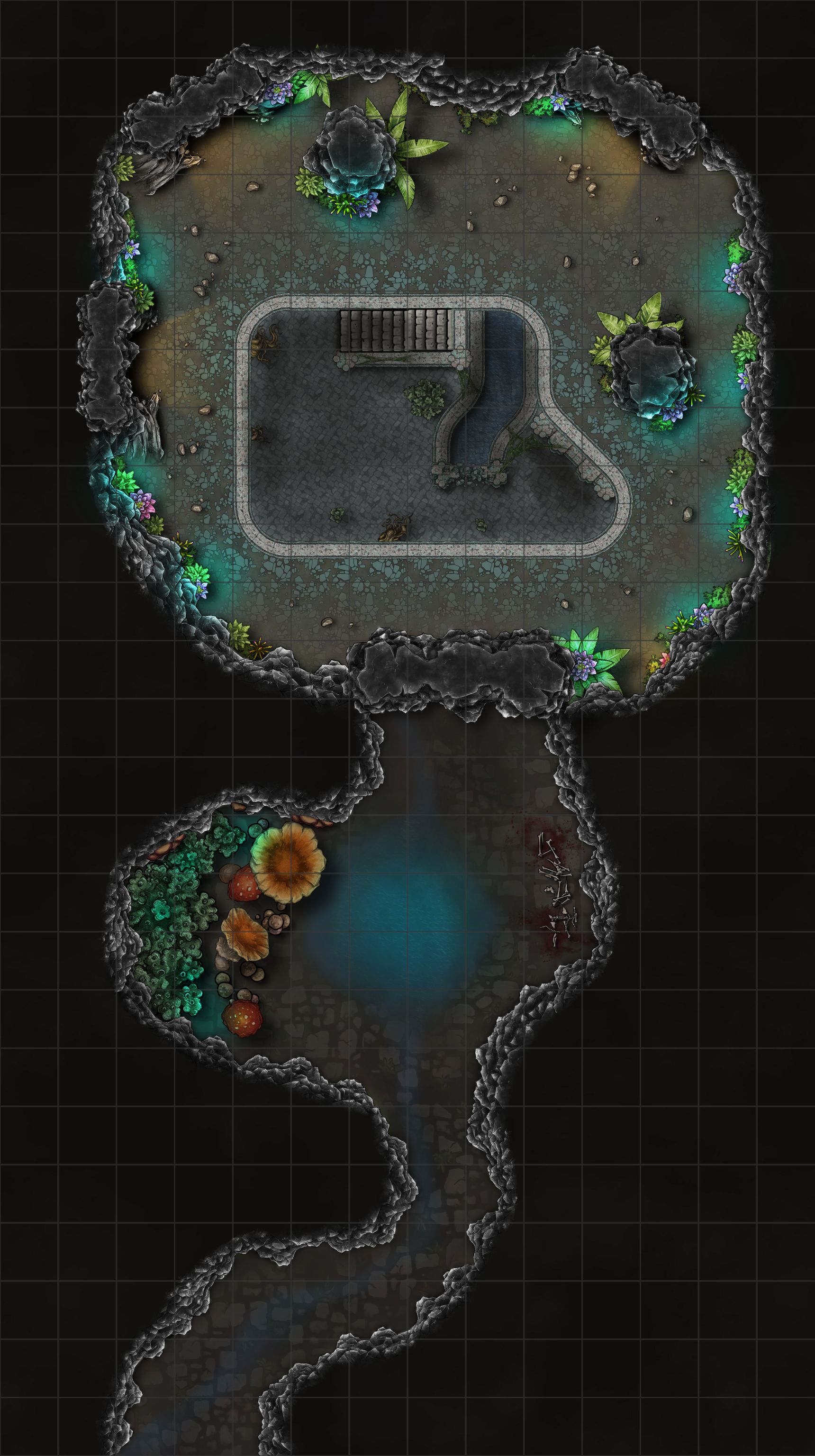 Atrium-Drained | Inkarnate - Create Fantasy Maps Online