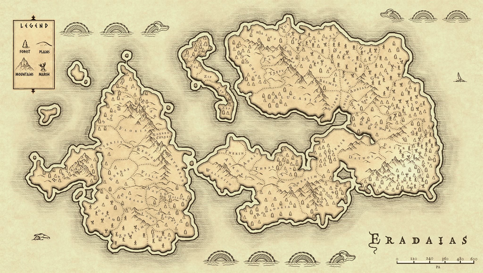 Eradaias | Inkarnate - Create Fantasy Maps Online