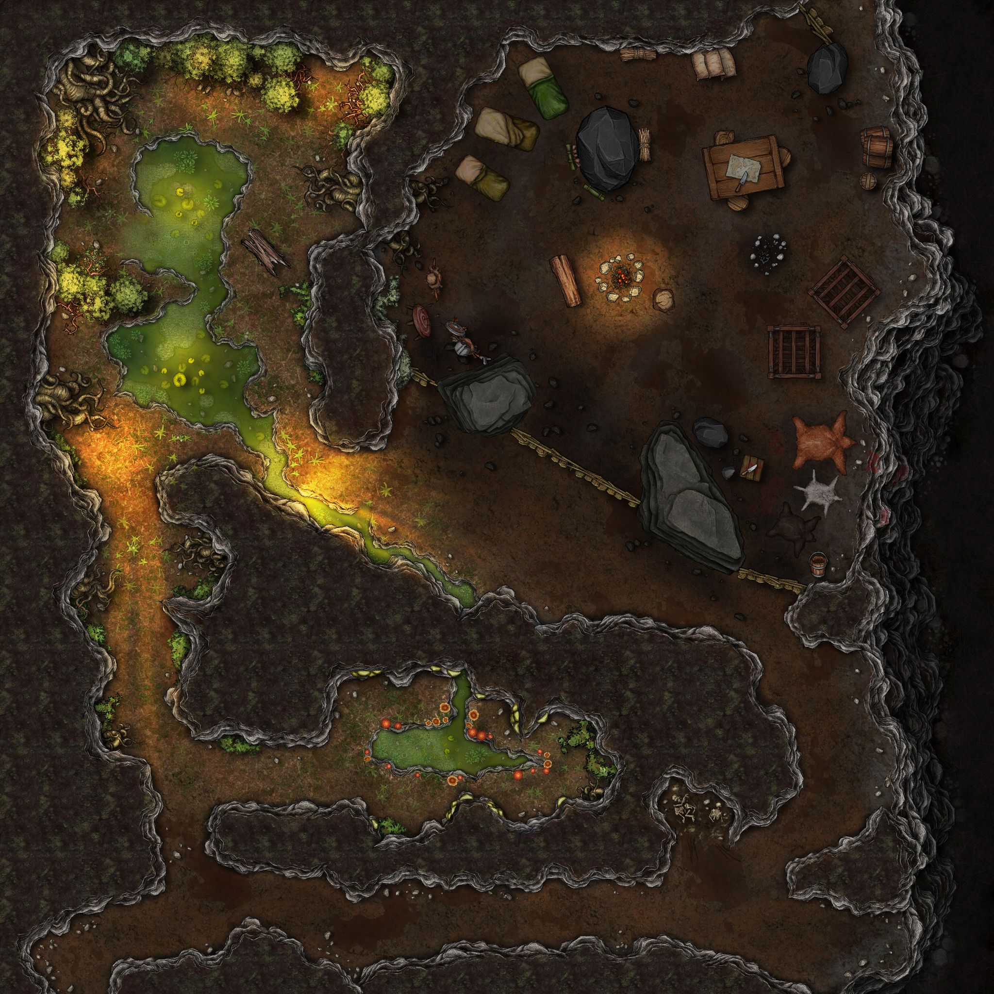 Underground - Poachers' secret camp | Inkarnate - Create Fantasy Maps ...