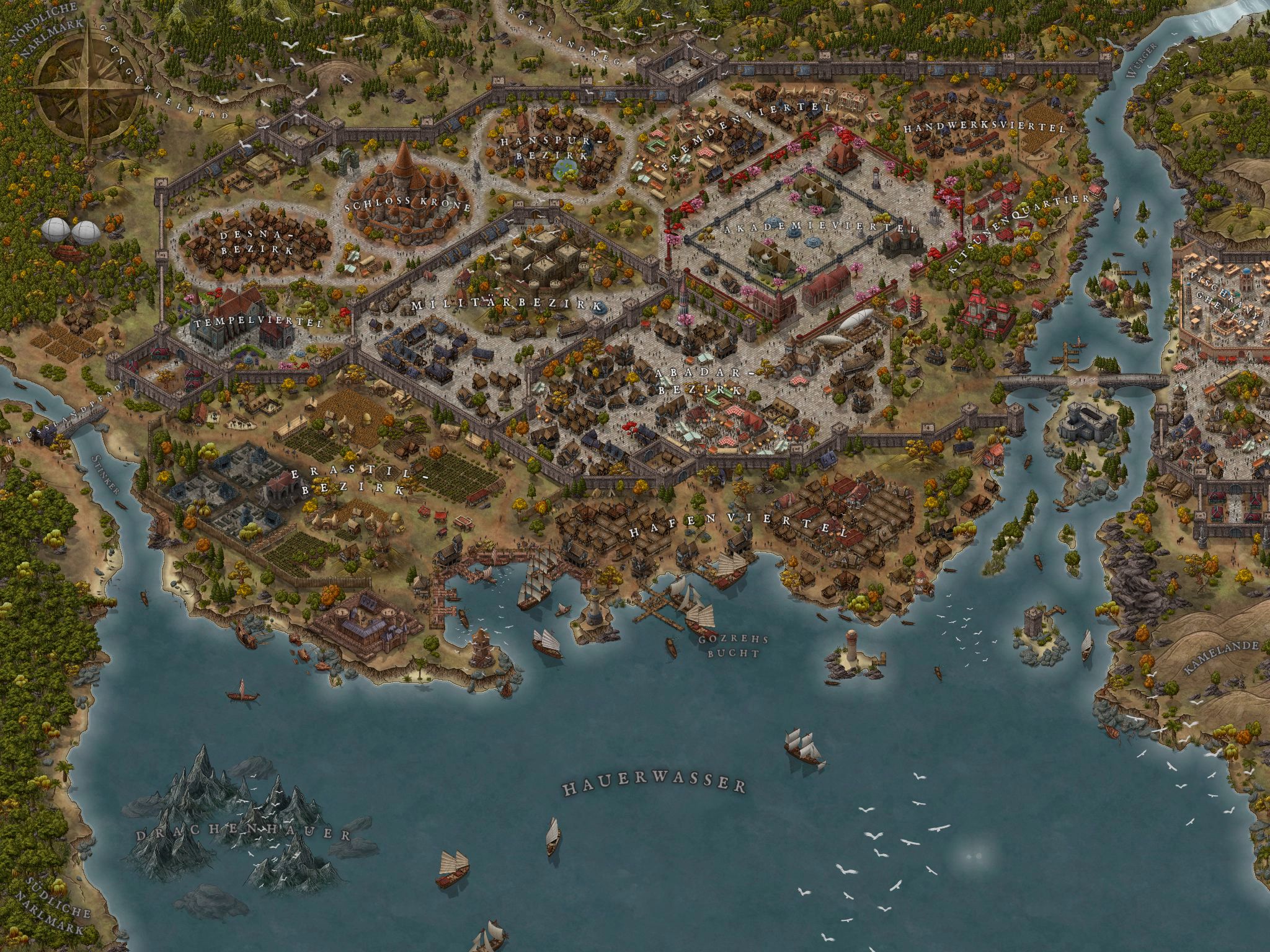 Stag's Rest – Metropolis | Inkarnate - Create Fantasy Maps Online