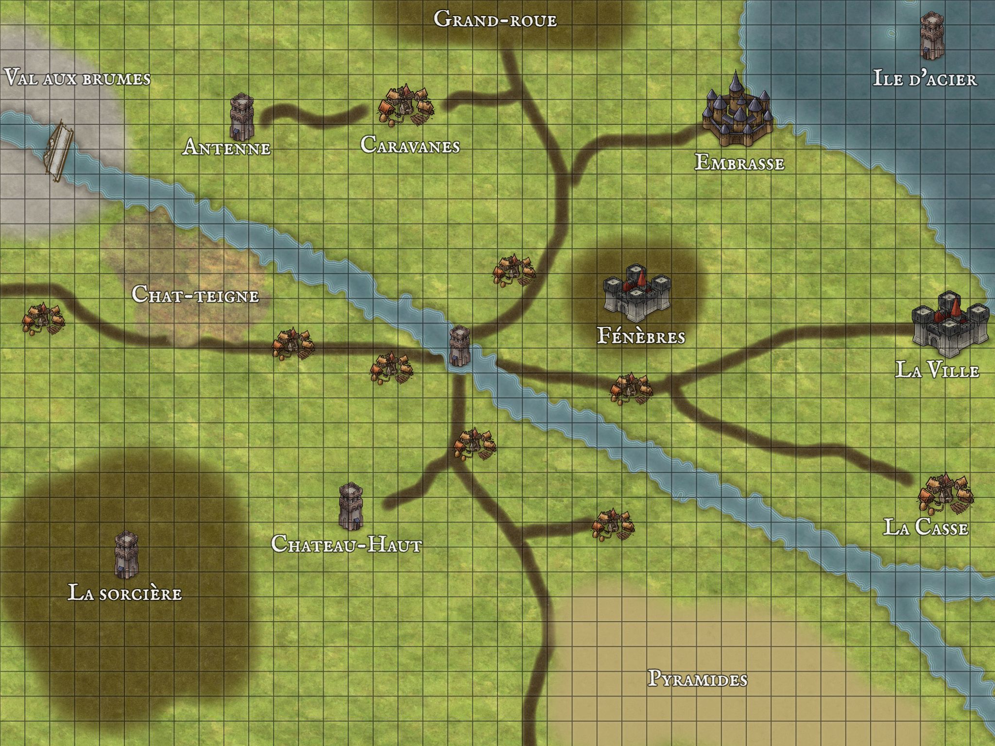 Donjon et chaton | Inkarnate - Create Fantasy Maps Online