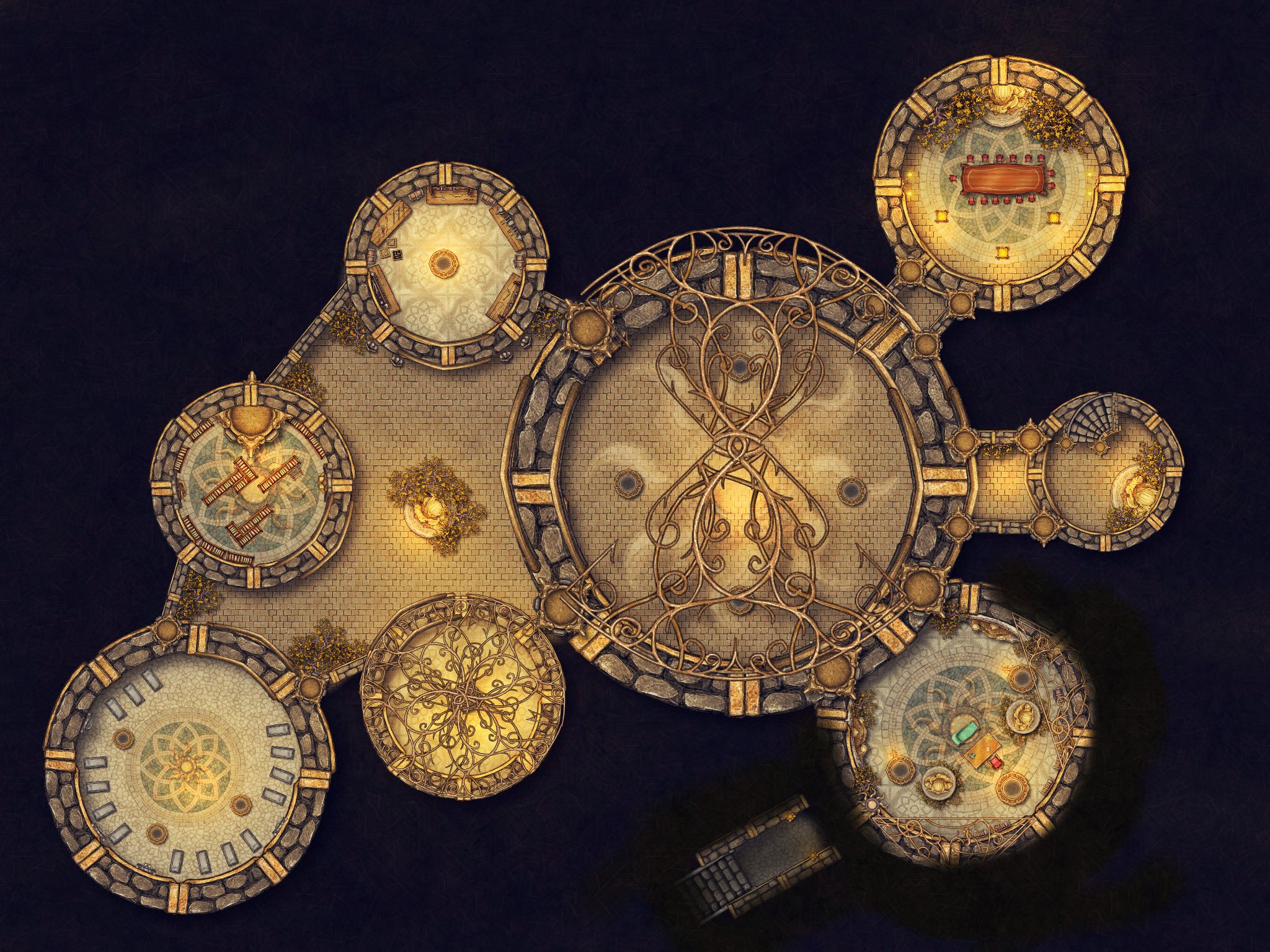 Spires of the Morning -1 | Inkarnate - Create Fantasy Maps Online