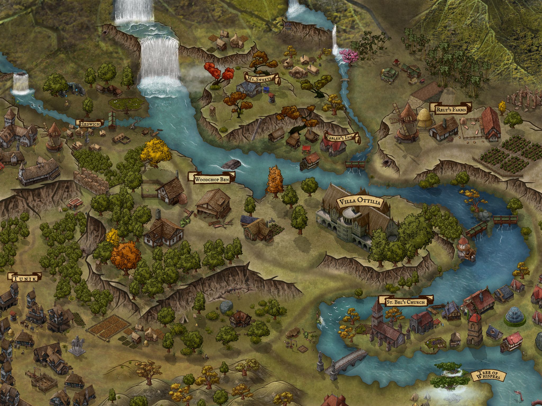 Valley of Dreams | Inkarnate - Create Fantasy Maps Online