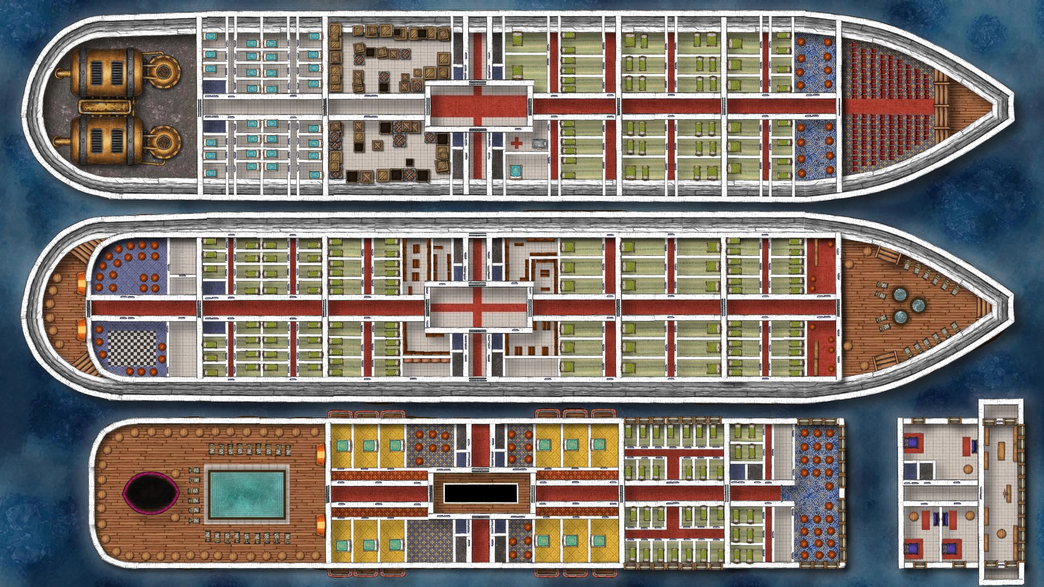 The Venture Cruise Liner | Inkarnate - Create Fantasy Maps Online