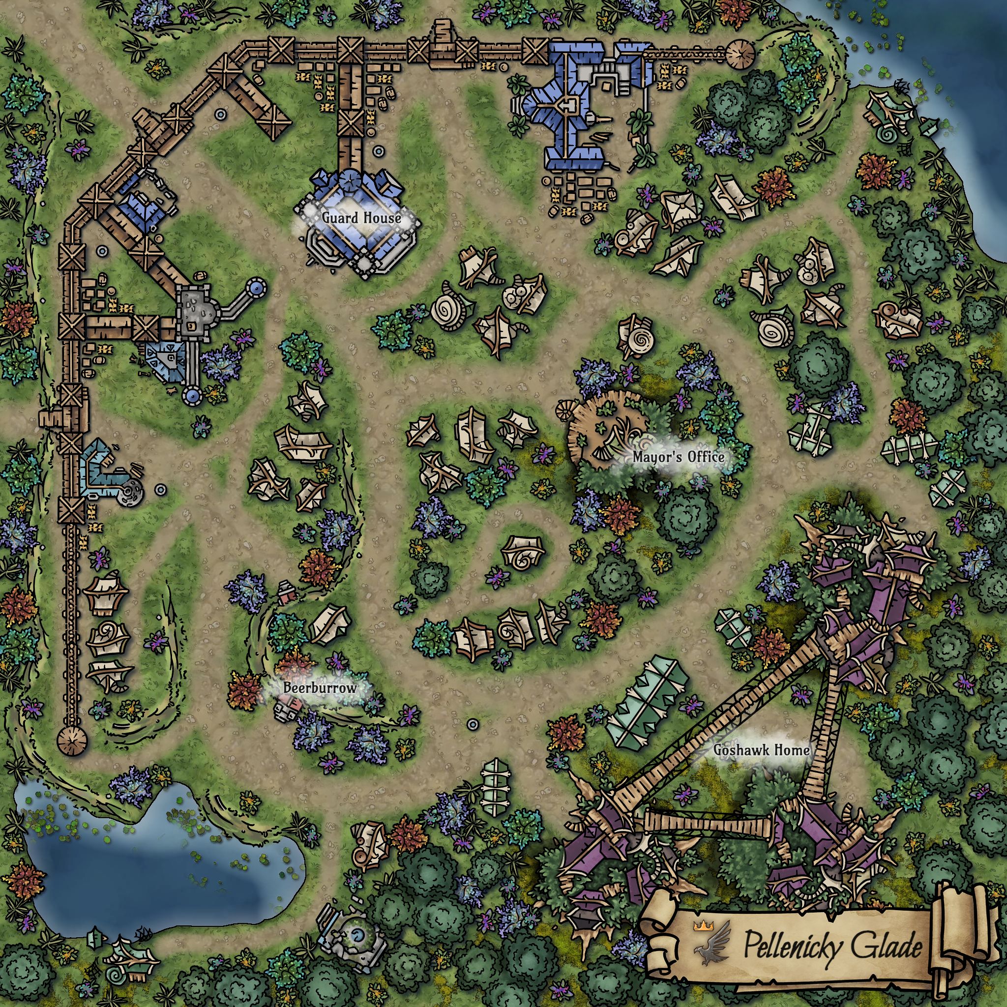 Pellenicky Glade | Inkarnate - Create Fantasy Maps Online