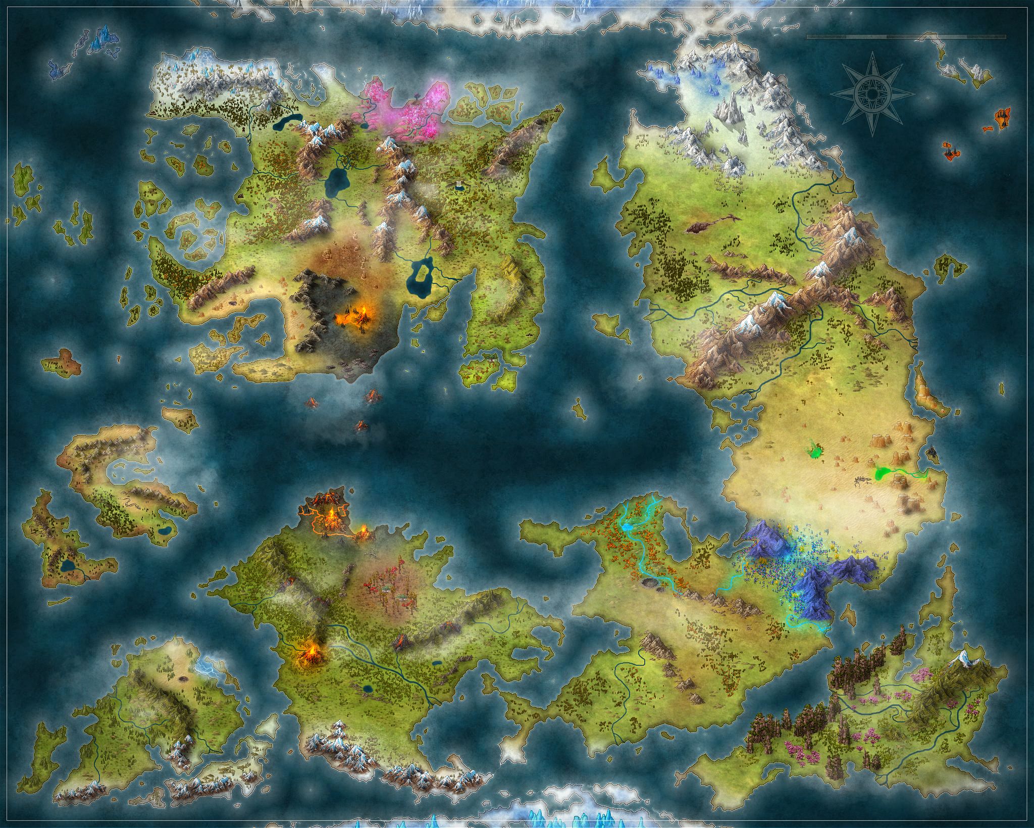 The Fey-Touched Realm of Vryzis | Inkarnate - Create Fantasy Maps Online